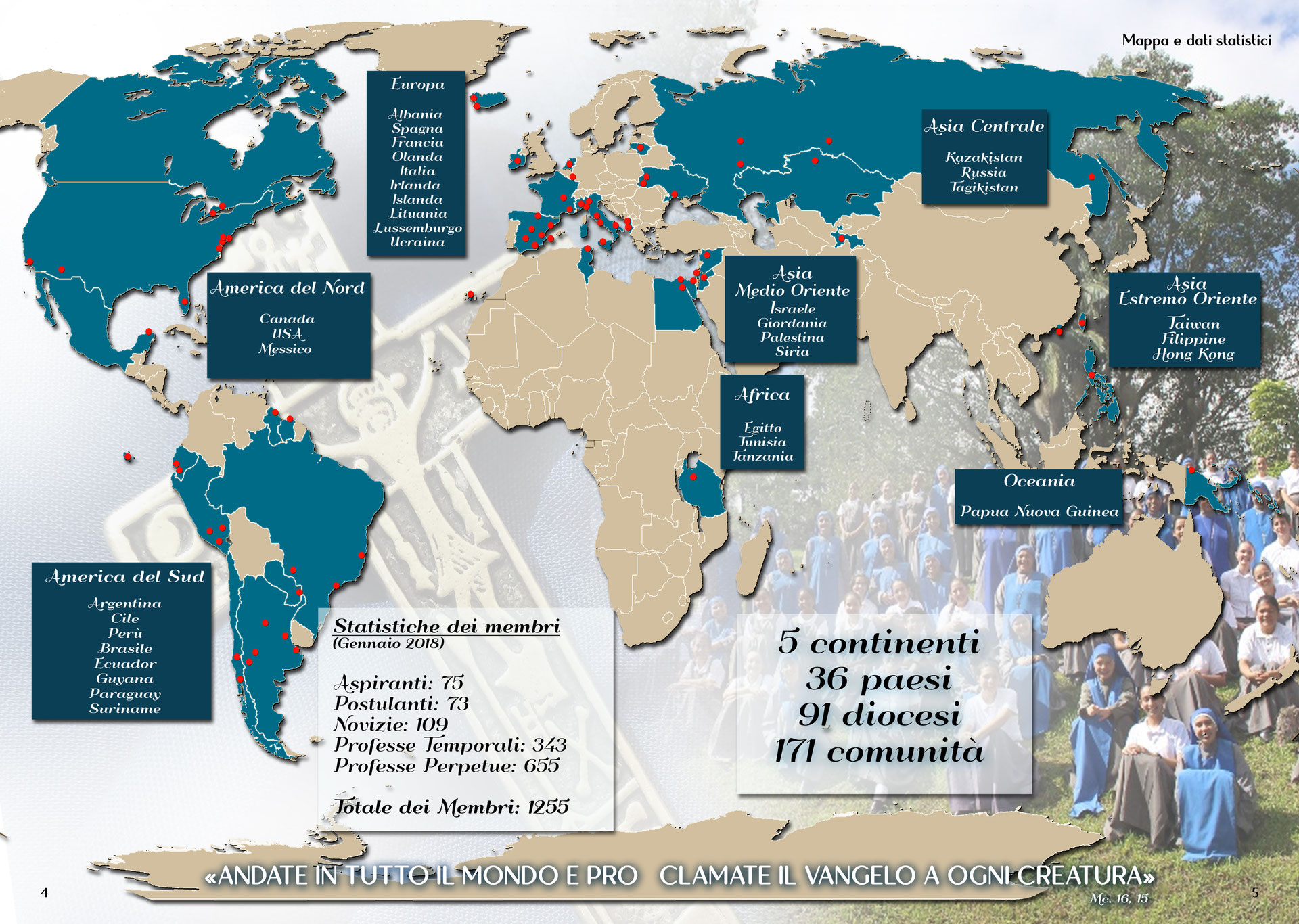 Le nostre Missioni nel Mondo - VOCAZIONE - Serve del Signore e della ...