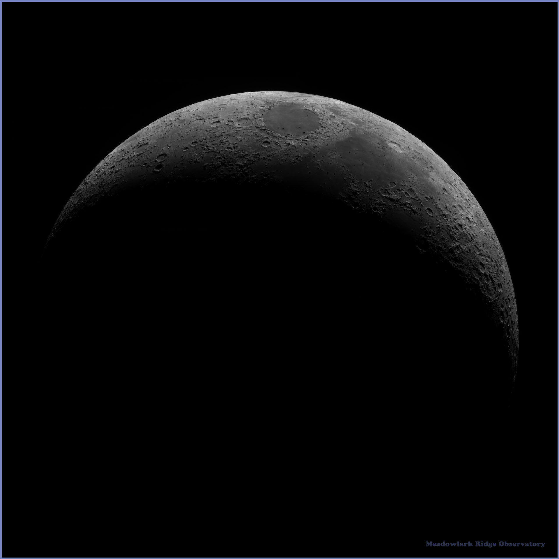 4 day moon - Astrophotography - MeadowlarkRidgeObservatory