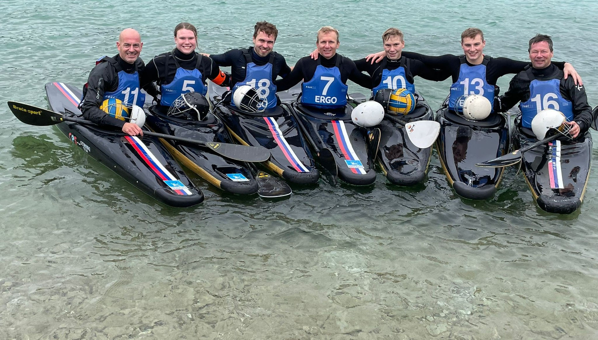 Kanupolo Teams bei den Bayerischen Meisterschaften und den Open Munich ...