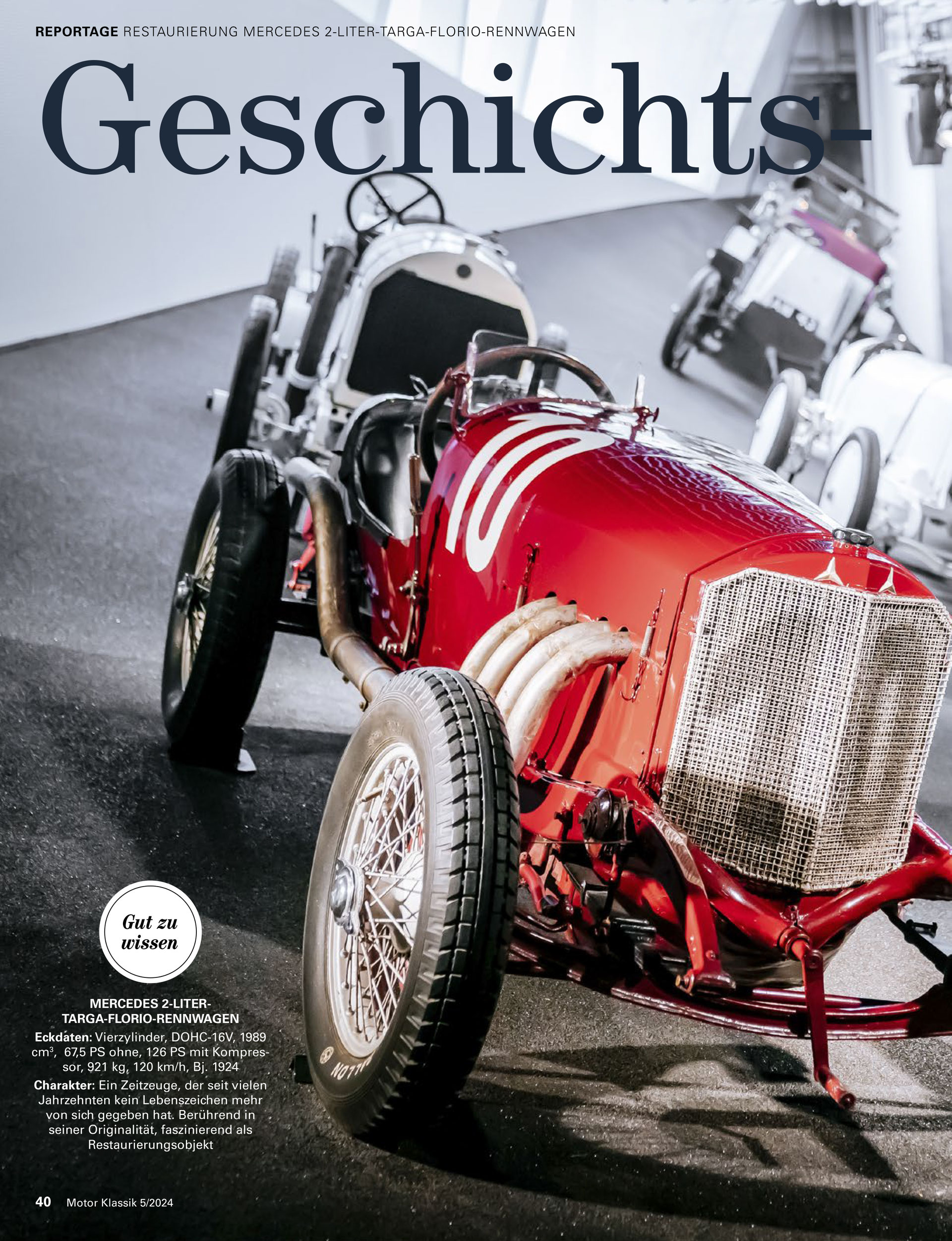 Mercedes Heritage Targa Florio - Dr. Gundula Tutt - Omnia Restaurierung ...