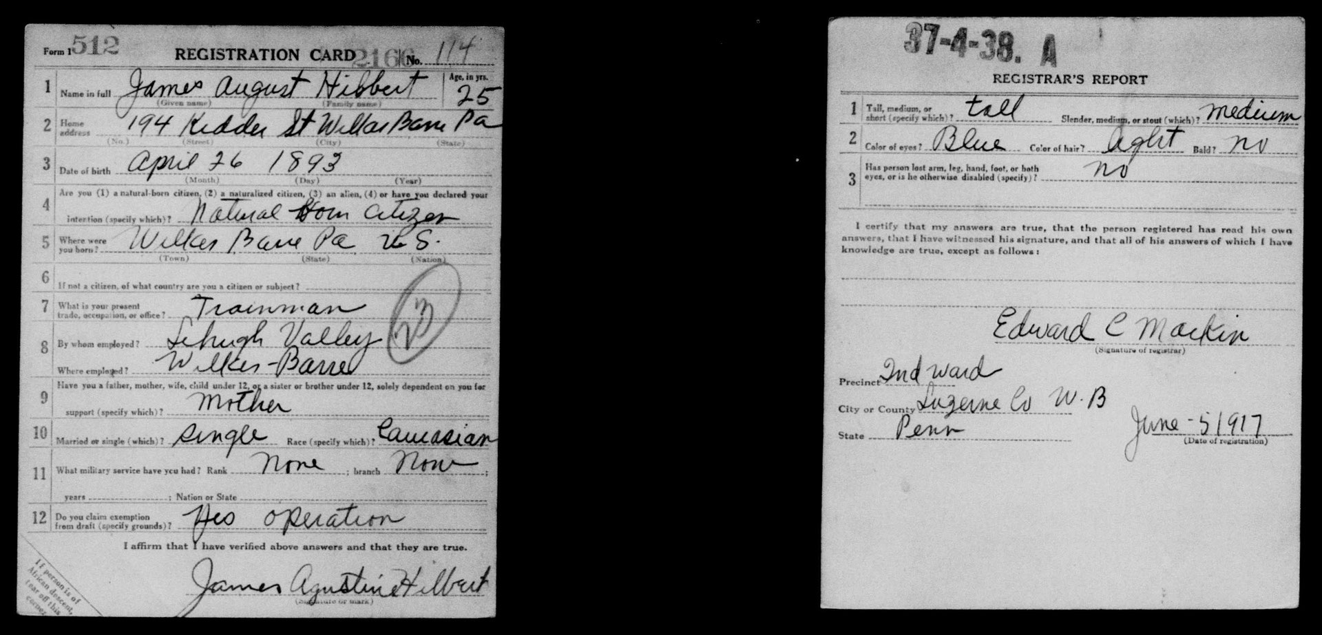 HILBERT James August "Sonny" - Site de yonne-doughboys