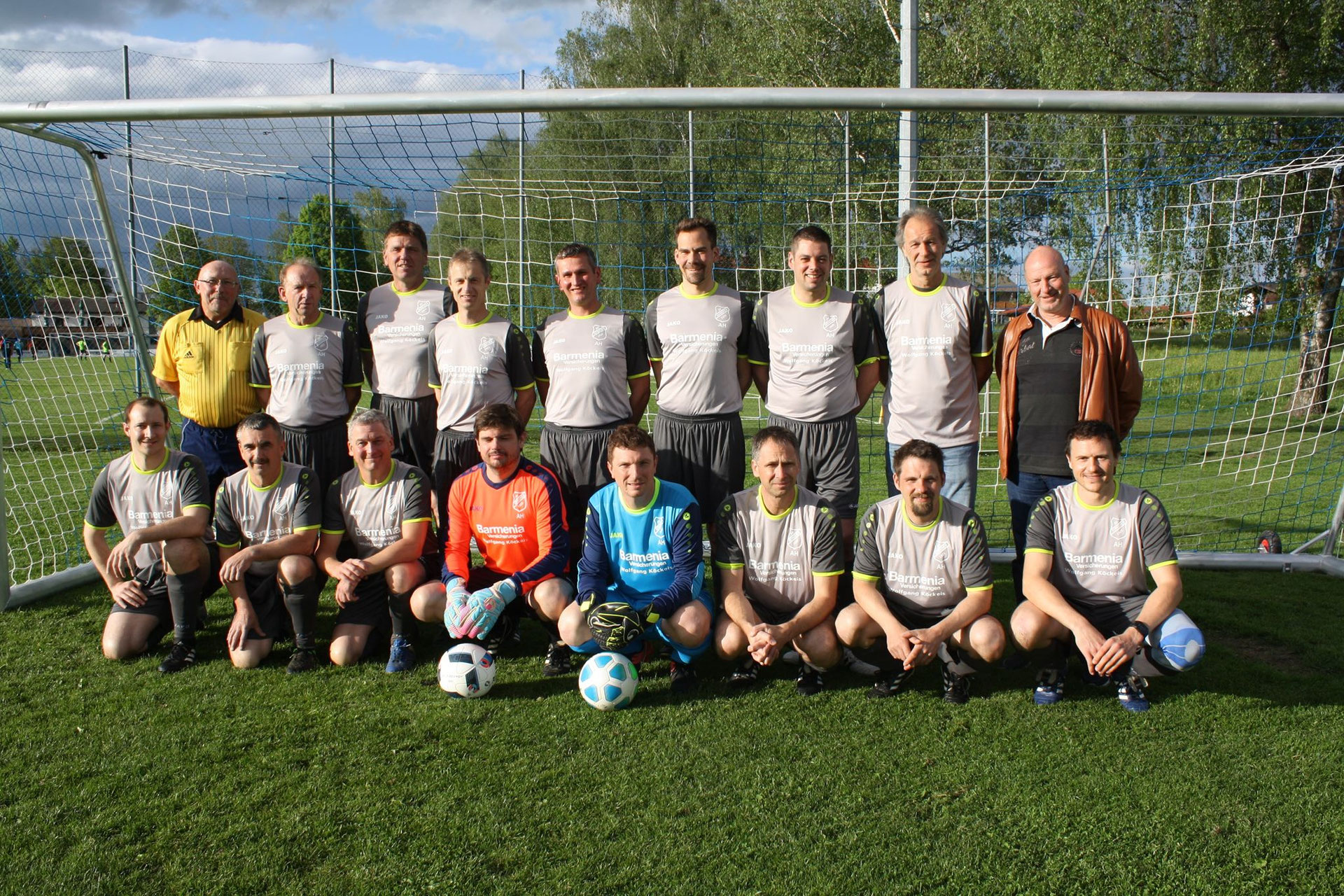 Die AH-Mannschaft des SV Schechen - Sportverein Schechen