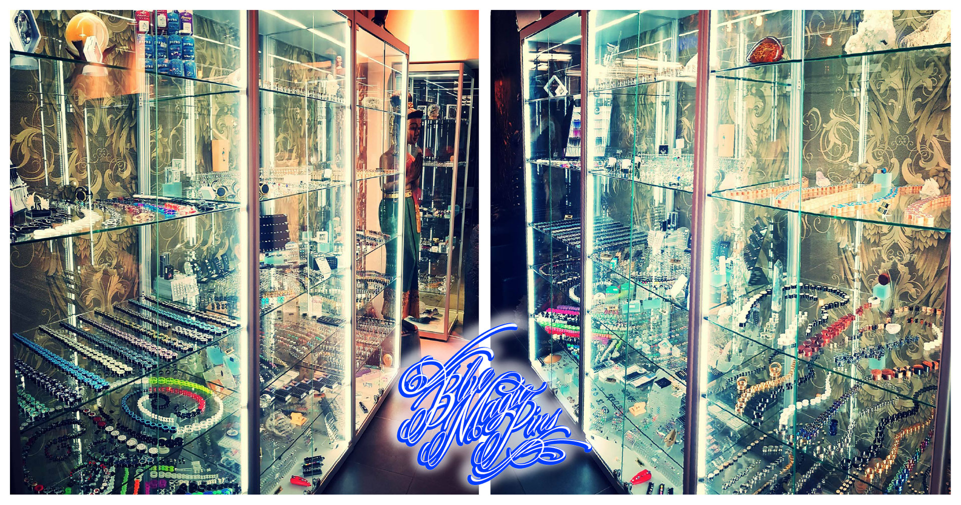 NEW PIERCING!!! - Blue Magic Pins