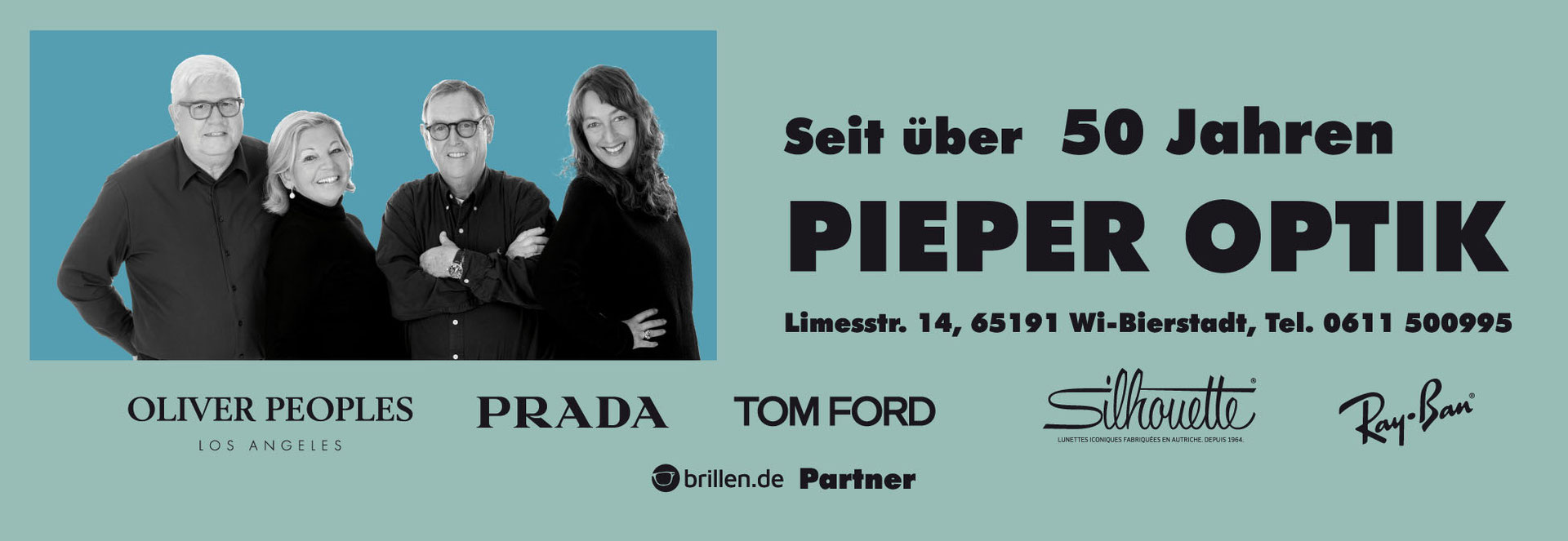 Brillen sind unsere Leidenschaft. - Pieper Optik Wiesbaden