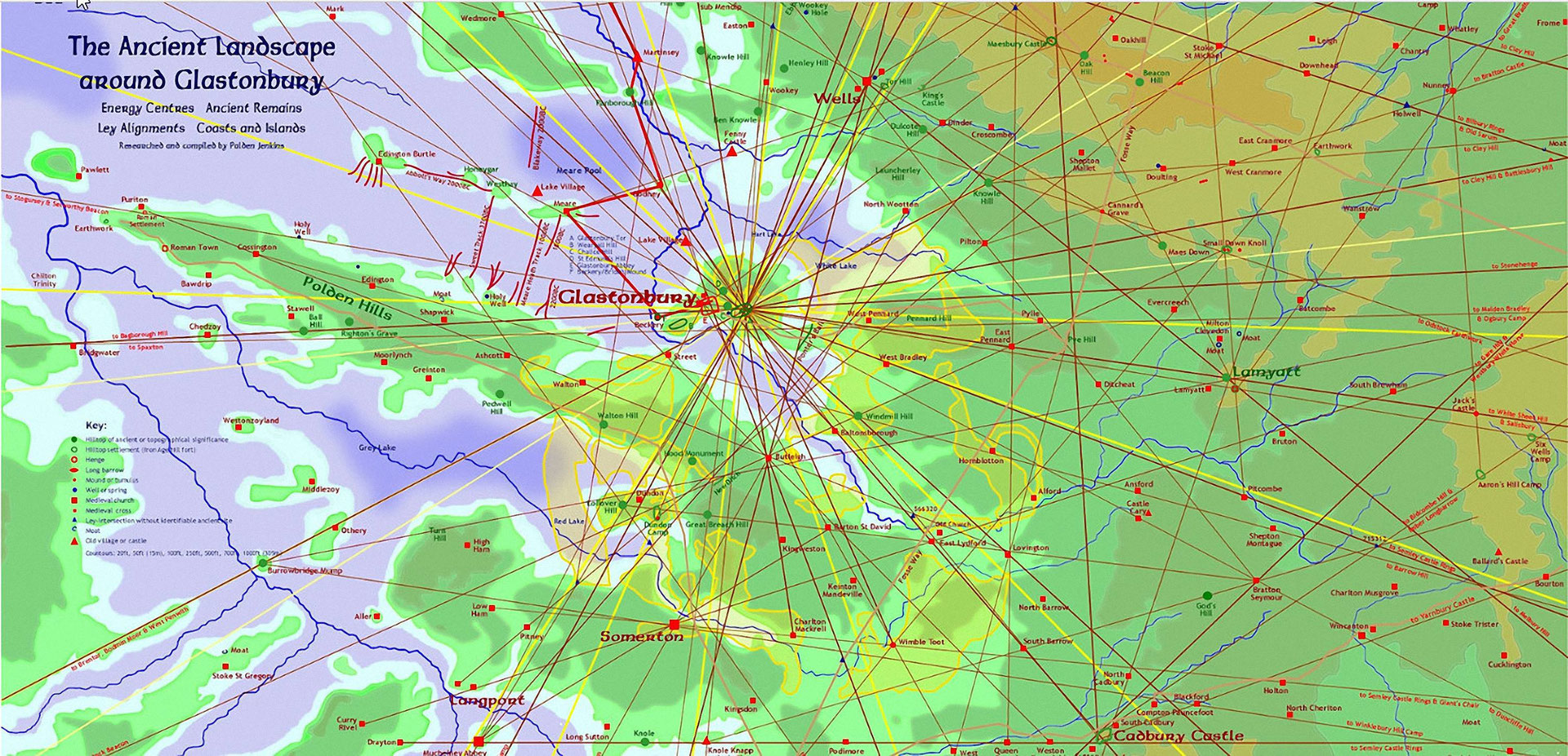 Glastonbury Ley lines - shauers Webseite!