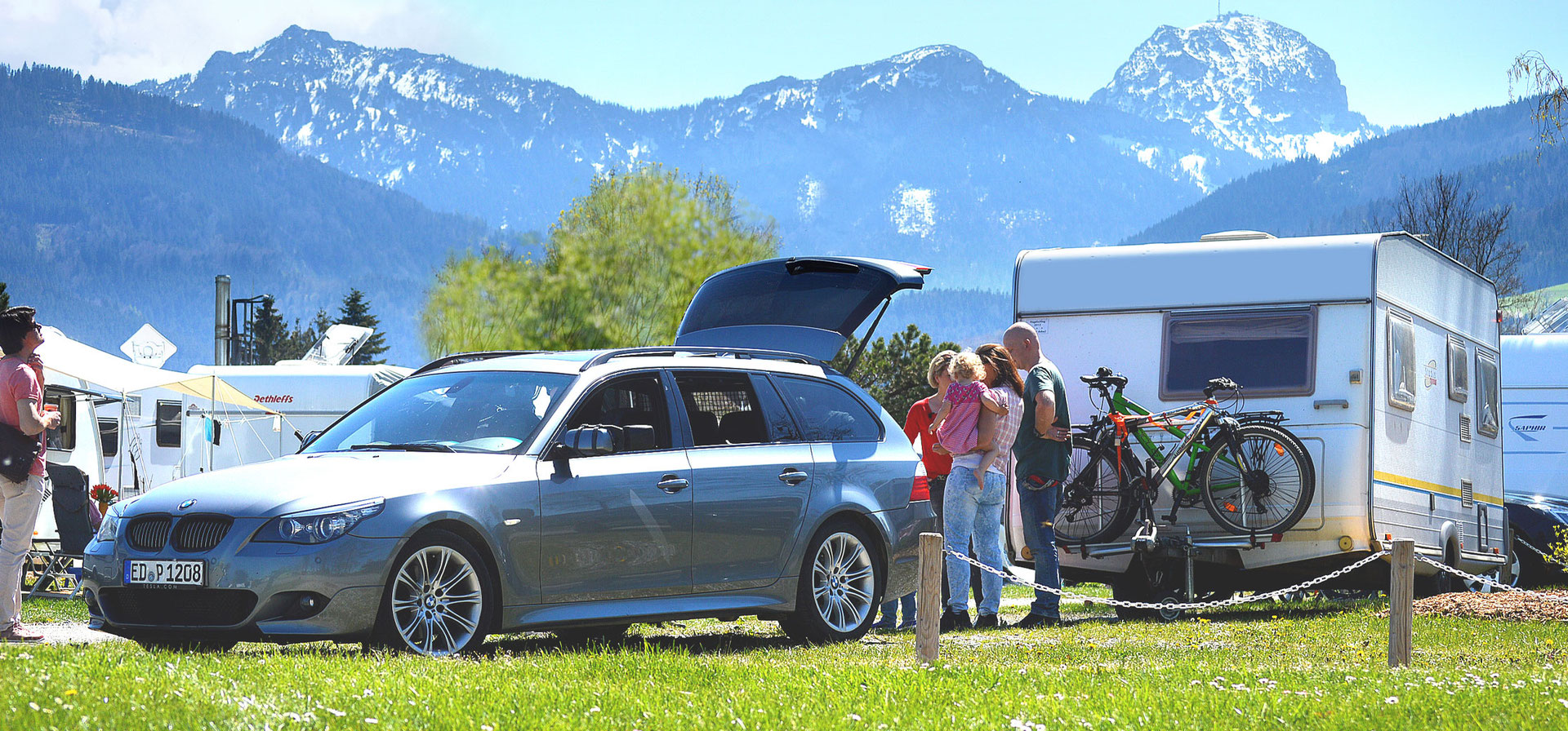 Campingplatz in Bayern, Rosenheim - Kaiser-Camping Bad Feilnbach