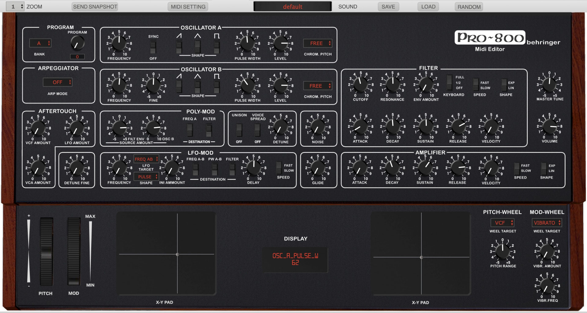 Behringer PRO-800 Editor and Controller as Standalone and VST ...
