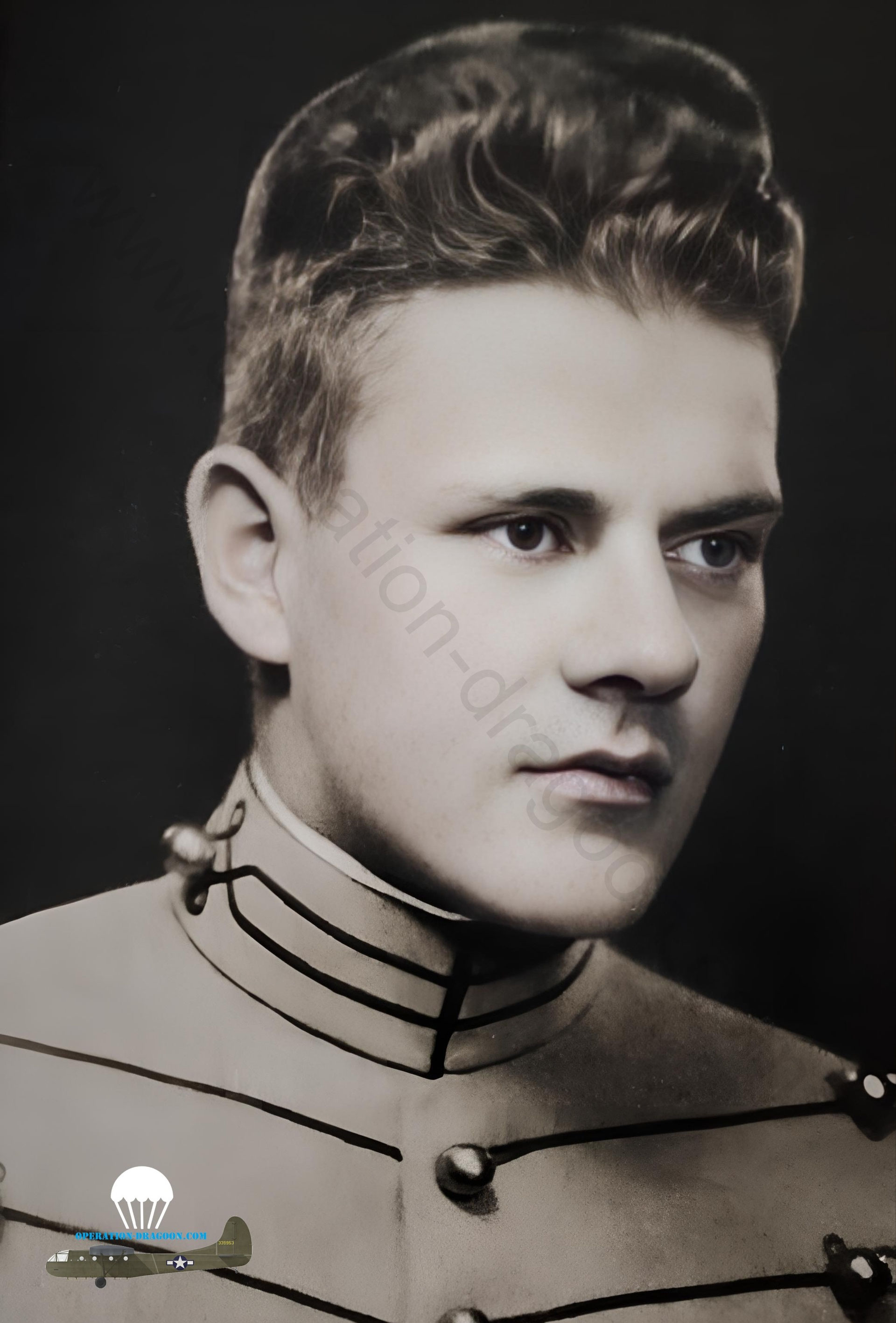 BOYLE William J, 1st battalion commander, 517th para US army - August ...