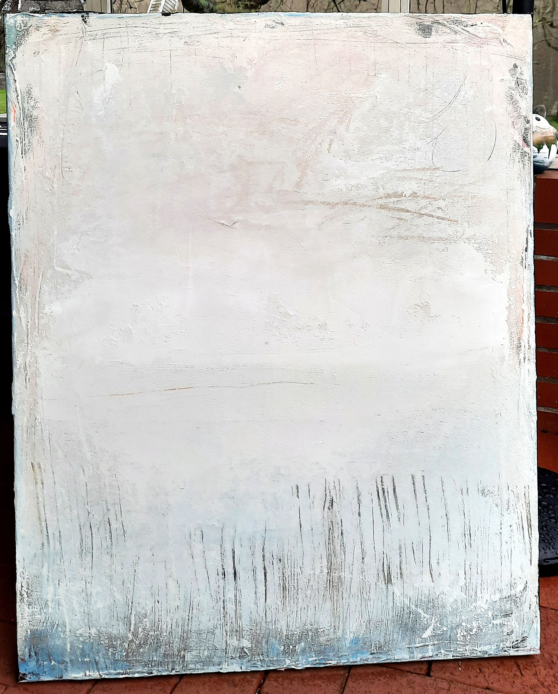 weisses abstraktes Bild - Conny Wachsmann - Moderne abstrakte Kunst auf ...