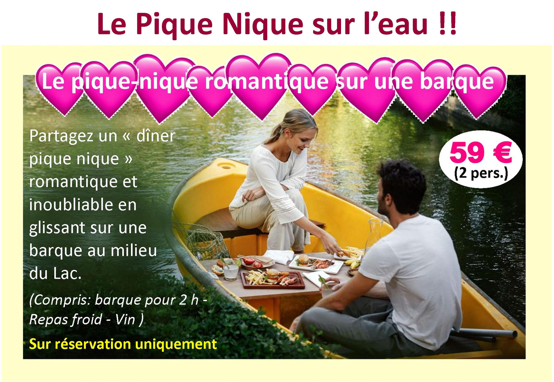 Le Pique Nique sur l'eau !! - Site de foix-plage