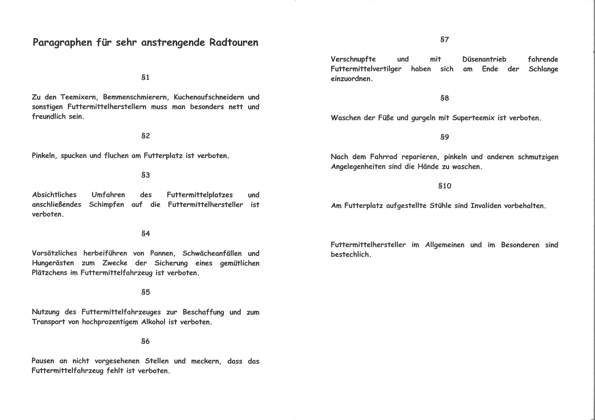 Paragraphen - meusegasts Webseite!