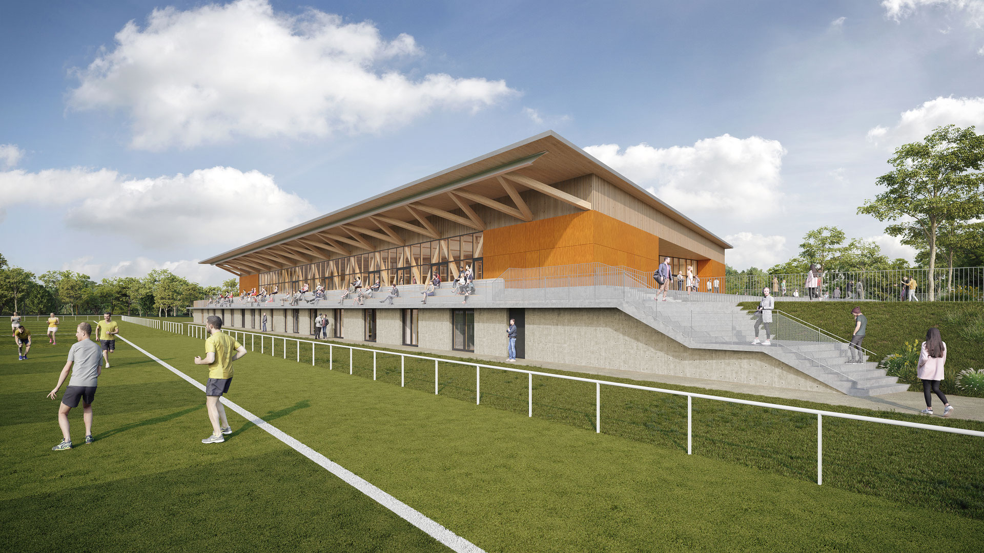 Construction d'un complexe sportif - Morhange - Atelier d-Form