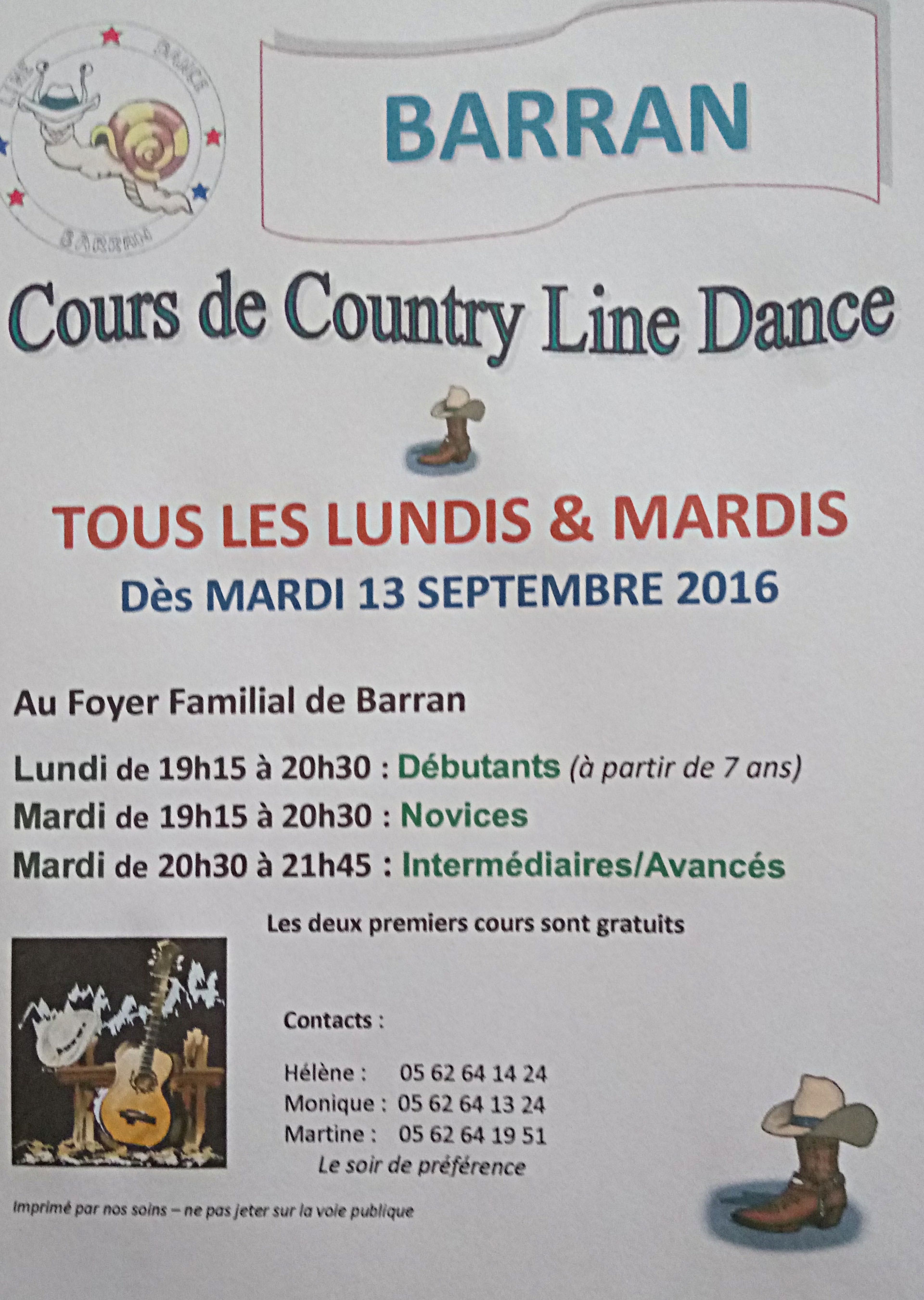 Bienvenue ! - Site de country-barran