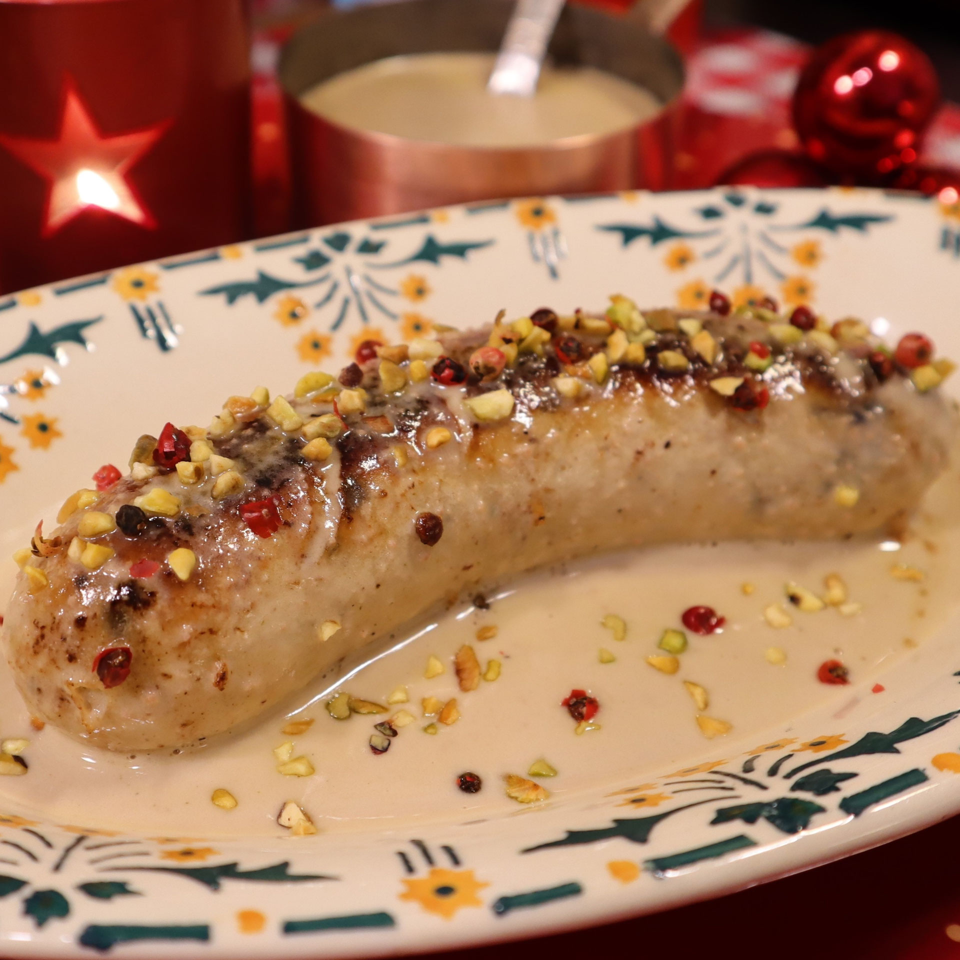 BOUDIN BLANC sauce Albufera (au foie gras) - Ça change ! - Gourmandises ...
