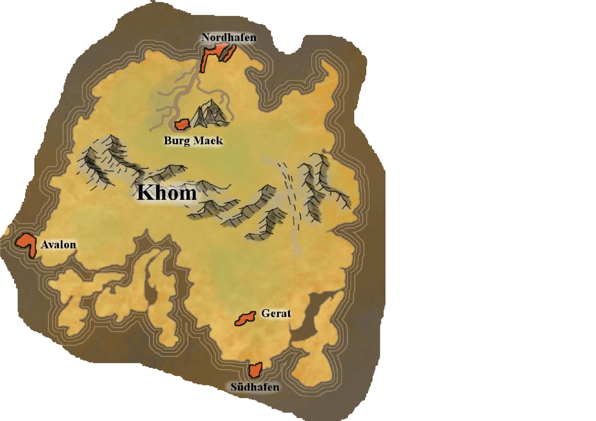 Die Insel Khom und ihre Größten Städte - the-black-shadows Webseite!