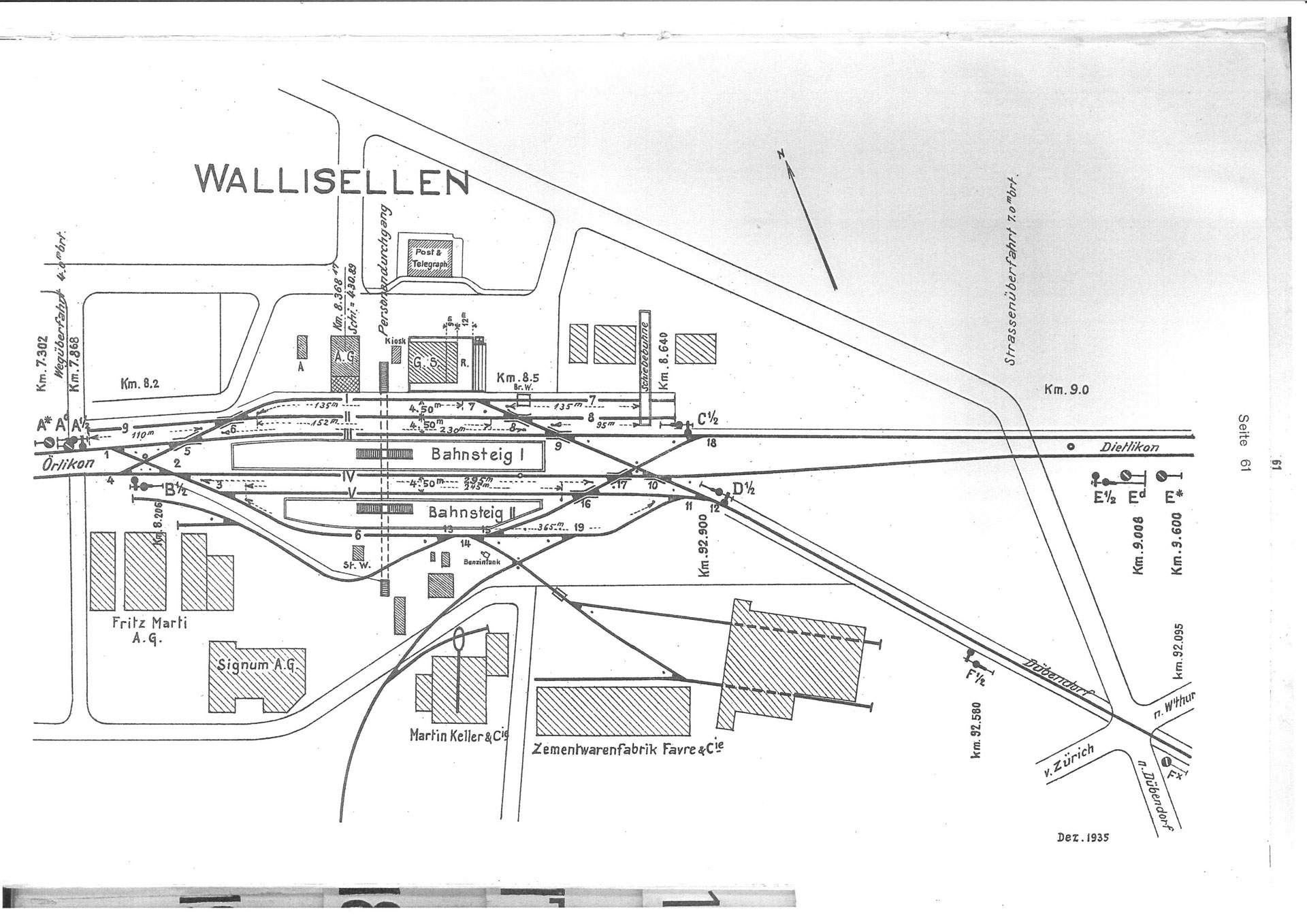 Wallisellen - gleisplaene-schweiz