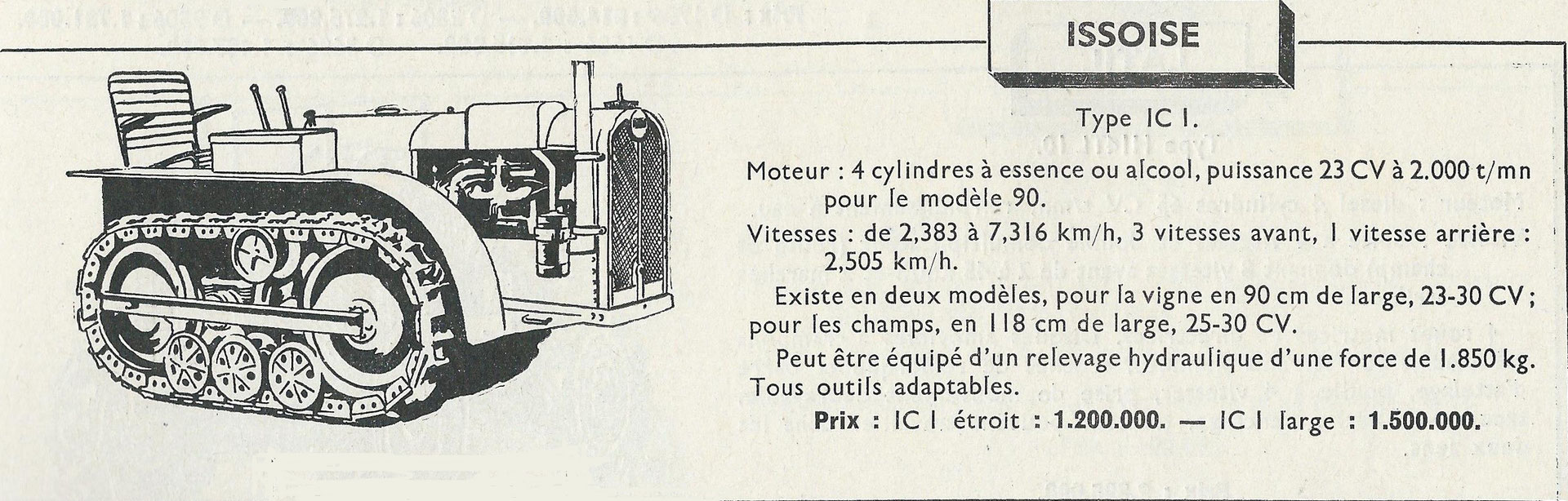 Tracteur Issoise - Site de tracteurdevigneii