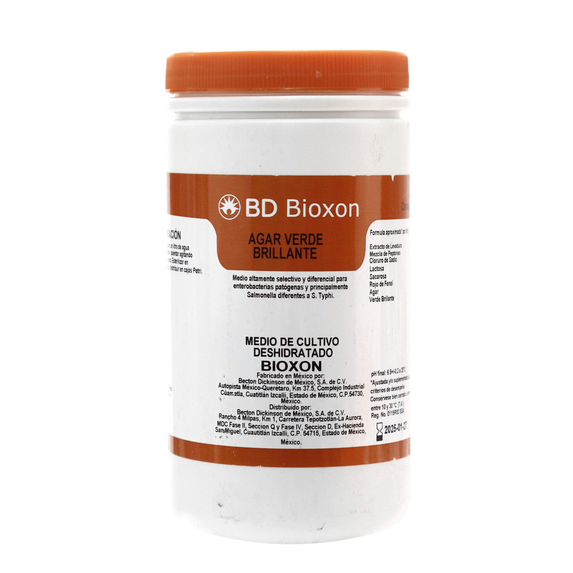 214500 BD Bioxon® Agar Verde Brillante, 450 g - PROQUISUR- Material de ...