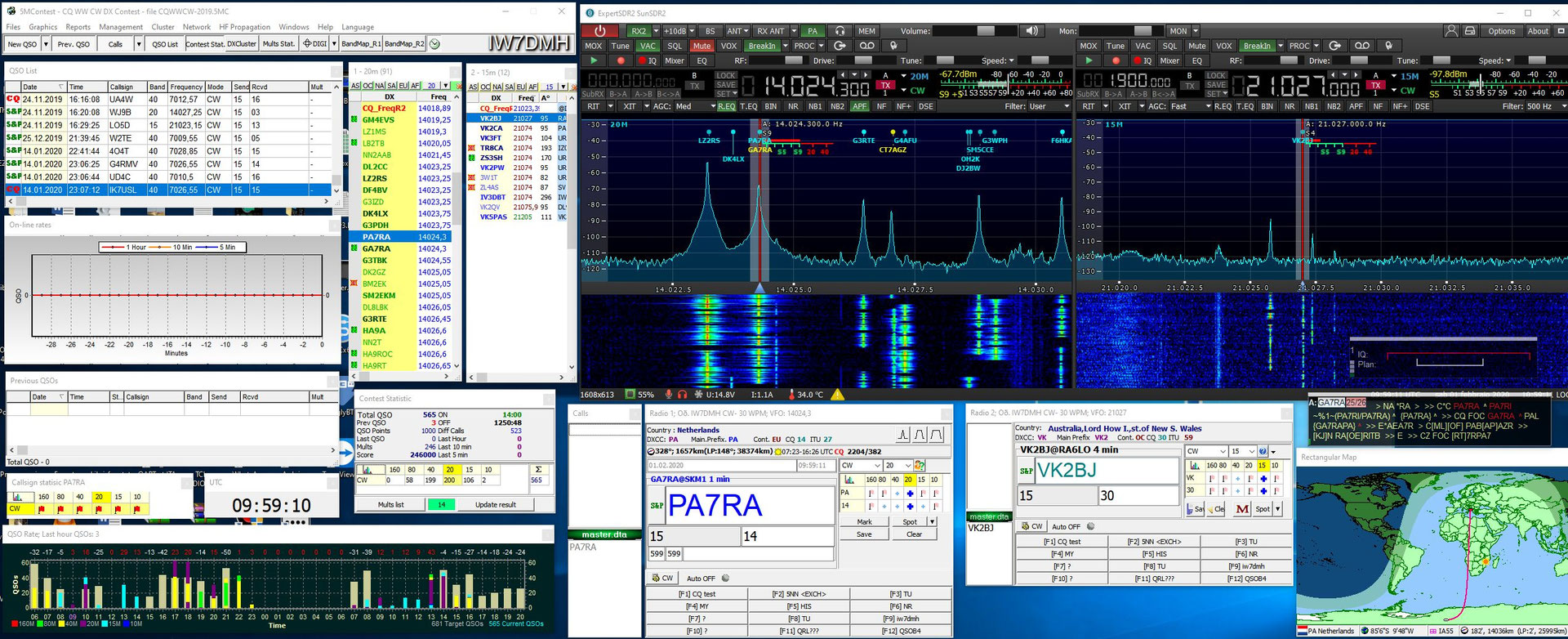 5M Contest - Log con supporto TCI - (Parte 1) - IW7DMH - Ham Radio Station
