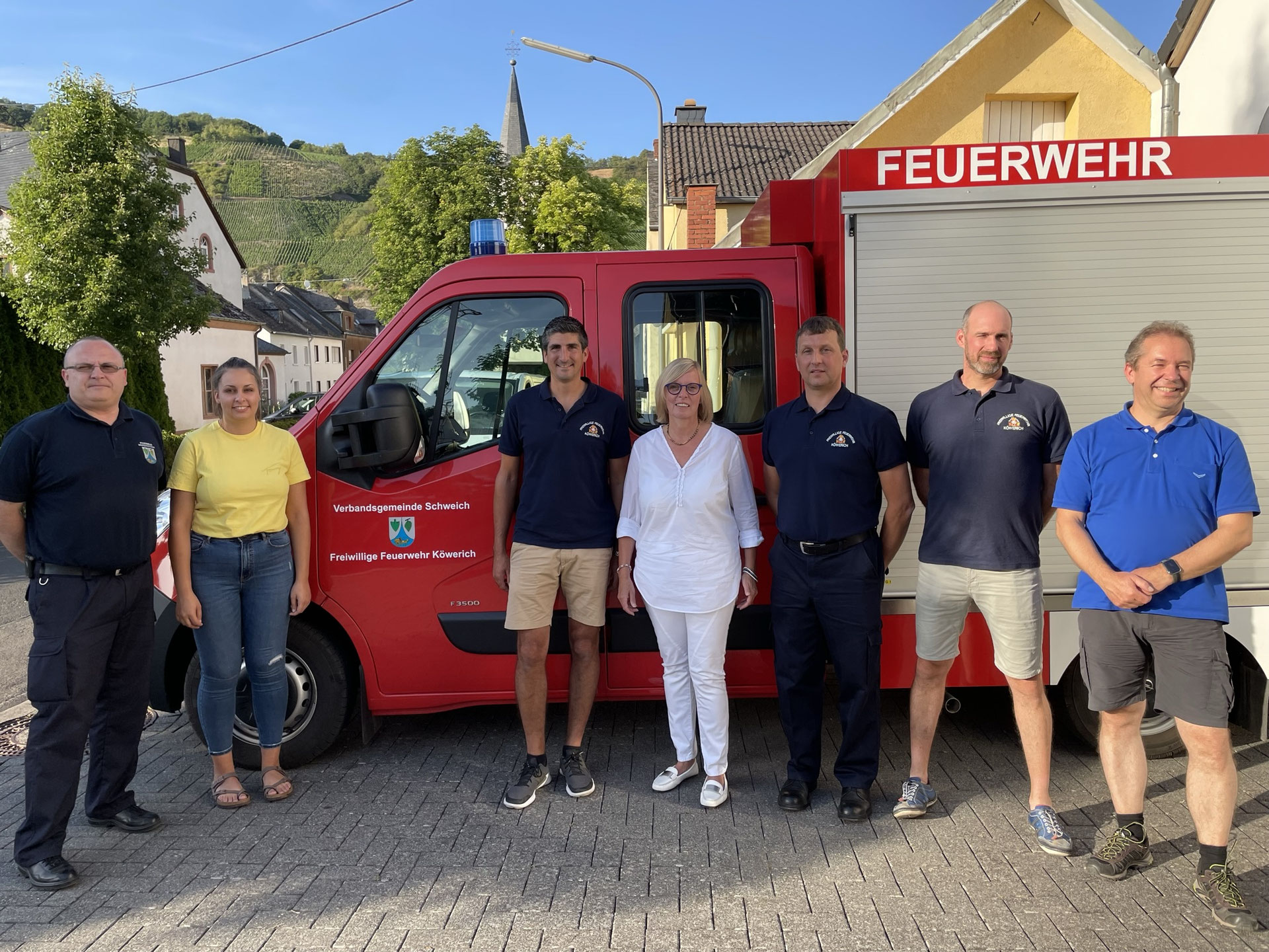 Neue Wehrführung gewählt - Freiwillige Feuerwehr Köwerich