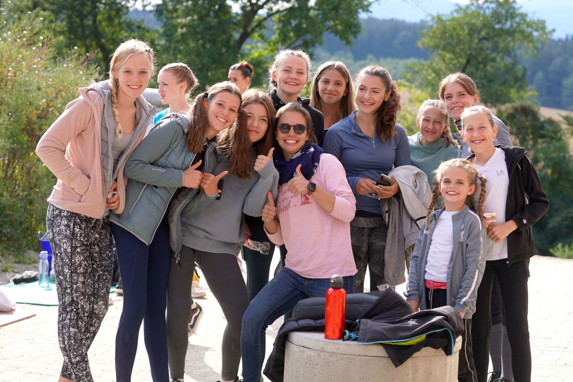 Affen M-Gruppe + PdD - Voltigiergruppe Reitverein Weigelsdorf