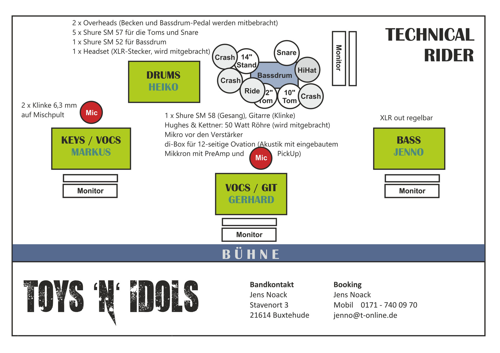 Technical Rider - Toys'n' Idols aus Hamburg ::: Offizielle Website