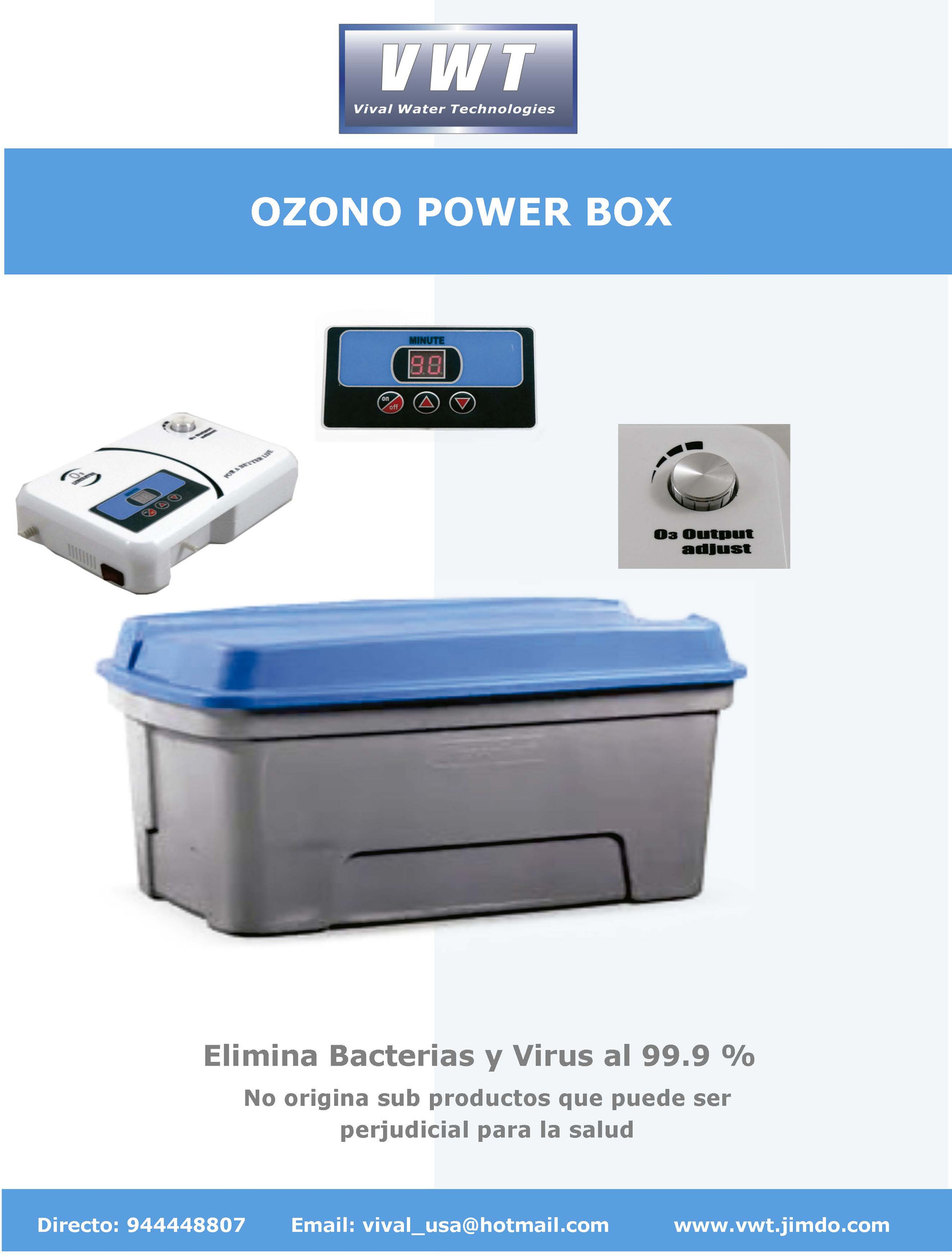 Ozono Power Box - Vival Water Technologies