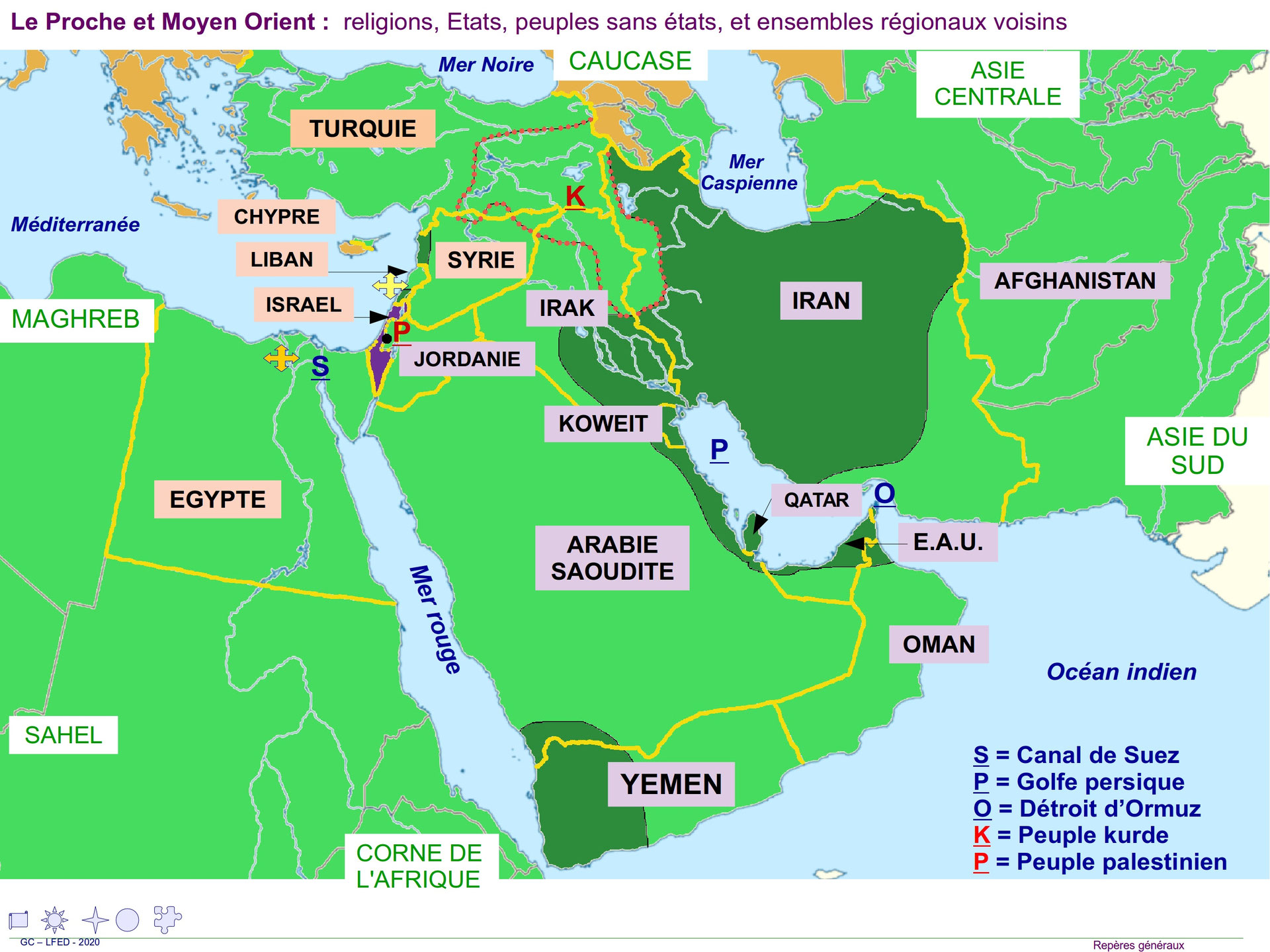 Le Moyen Orient , un foyer de conflit depuis 1945 - Tregor43