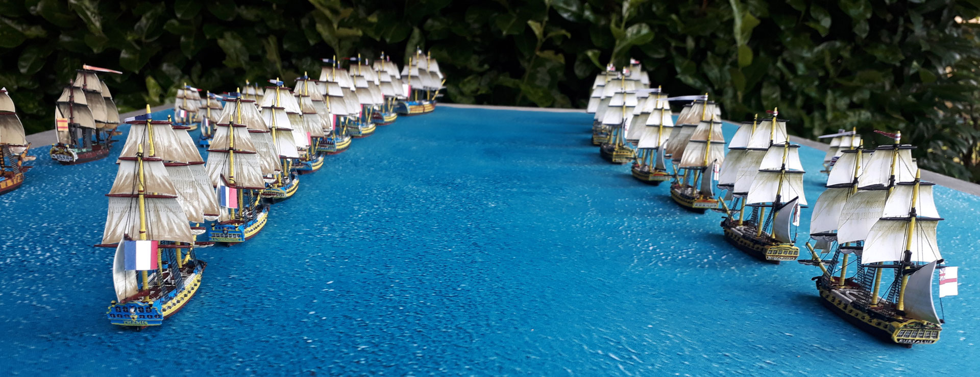 Naval Wargaming using Black Seas ships and rules from warlordgames.com ...