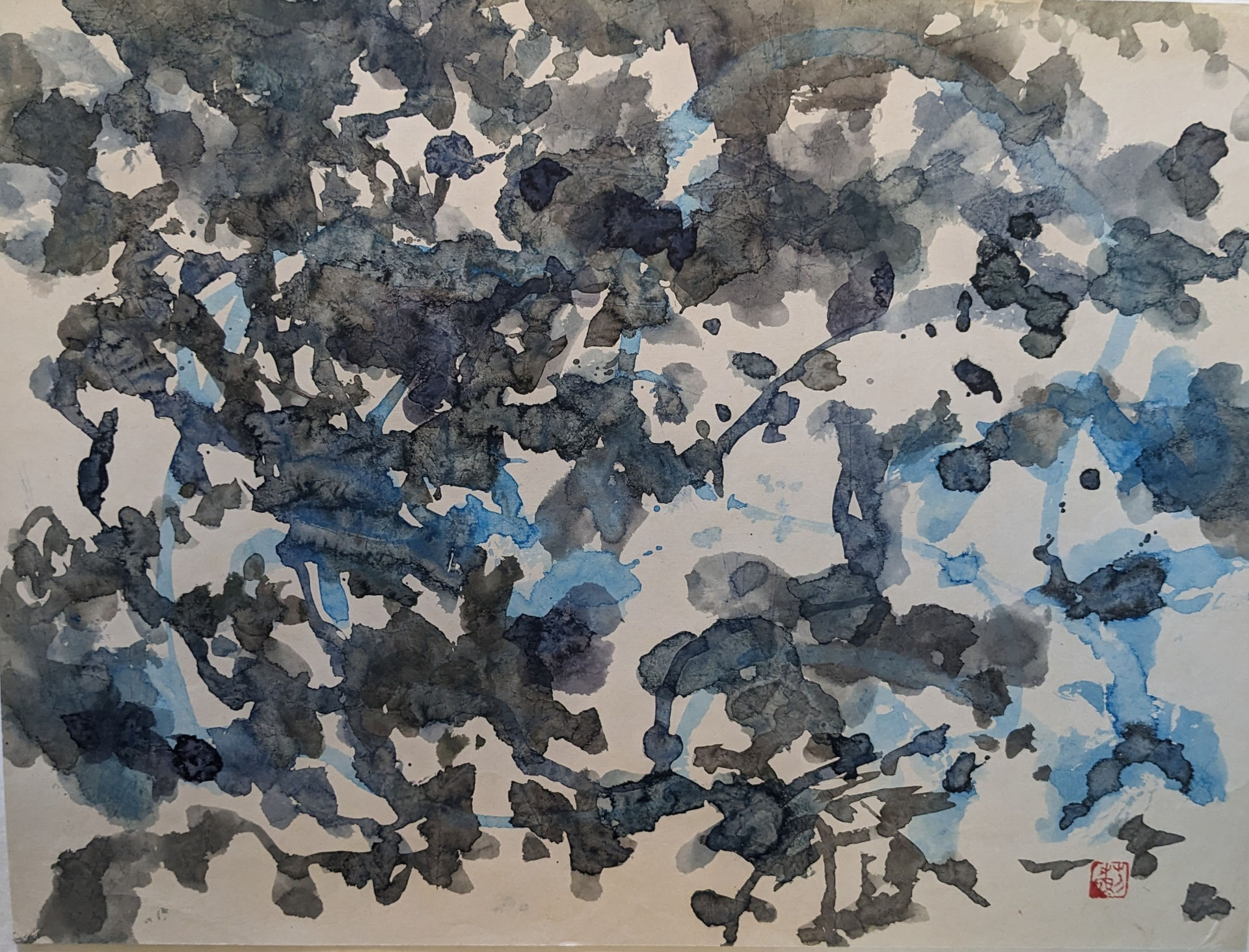 Paper works of these chinese artists "Prof. Kuang Xu & his daughter Ji ...