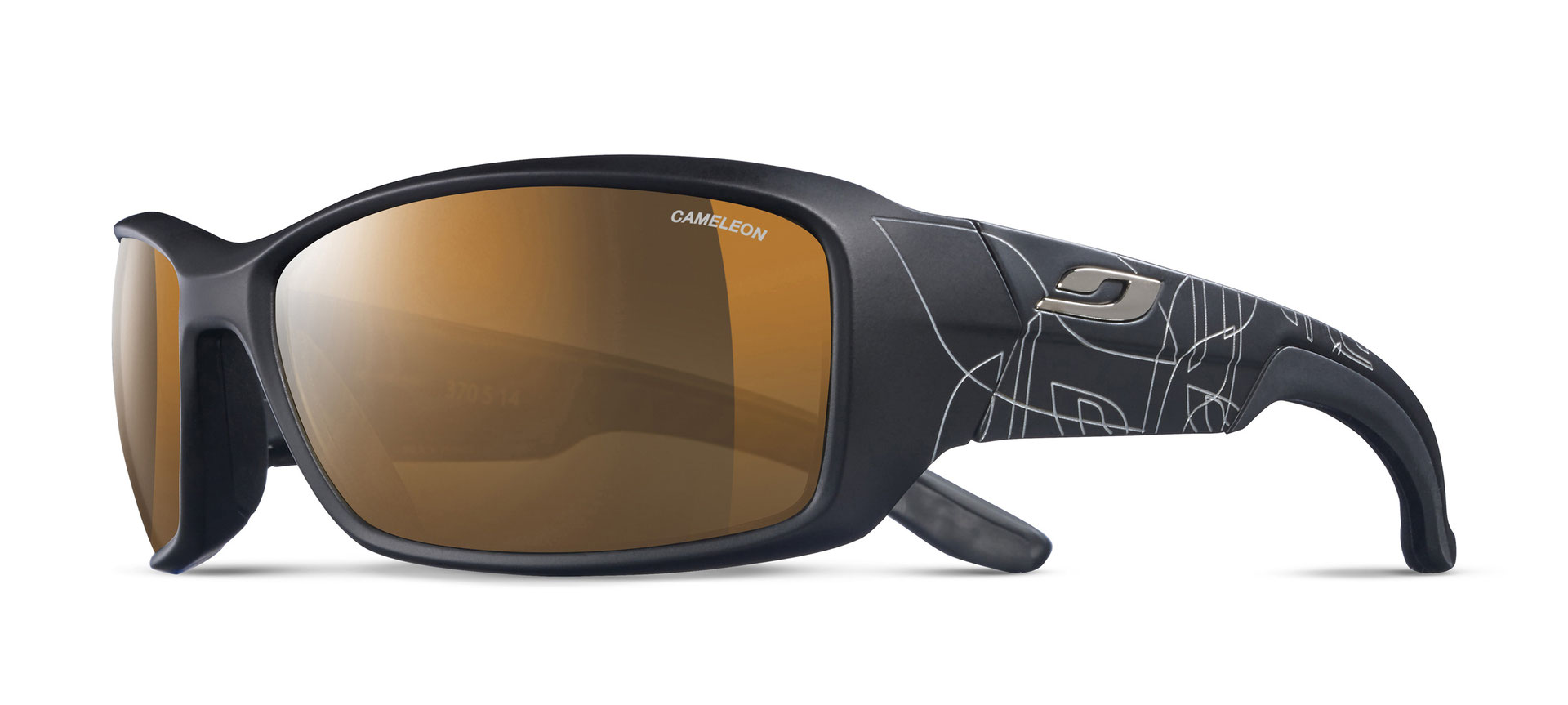 Julbo Run Schwarz Motiv / High Mountain / - die-Sportbrillen.com