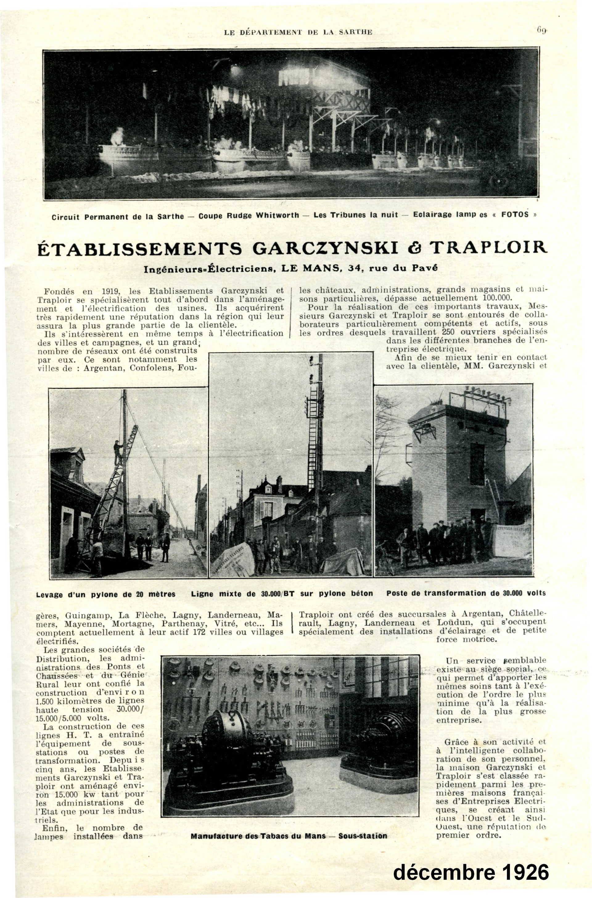 Garczynski & Traploir - Patrimoine quartiers Le Mans Ouest