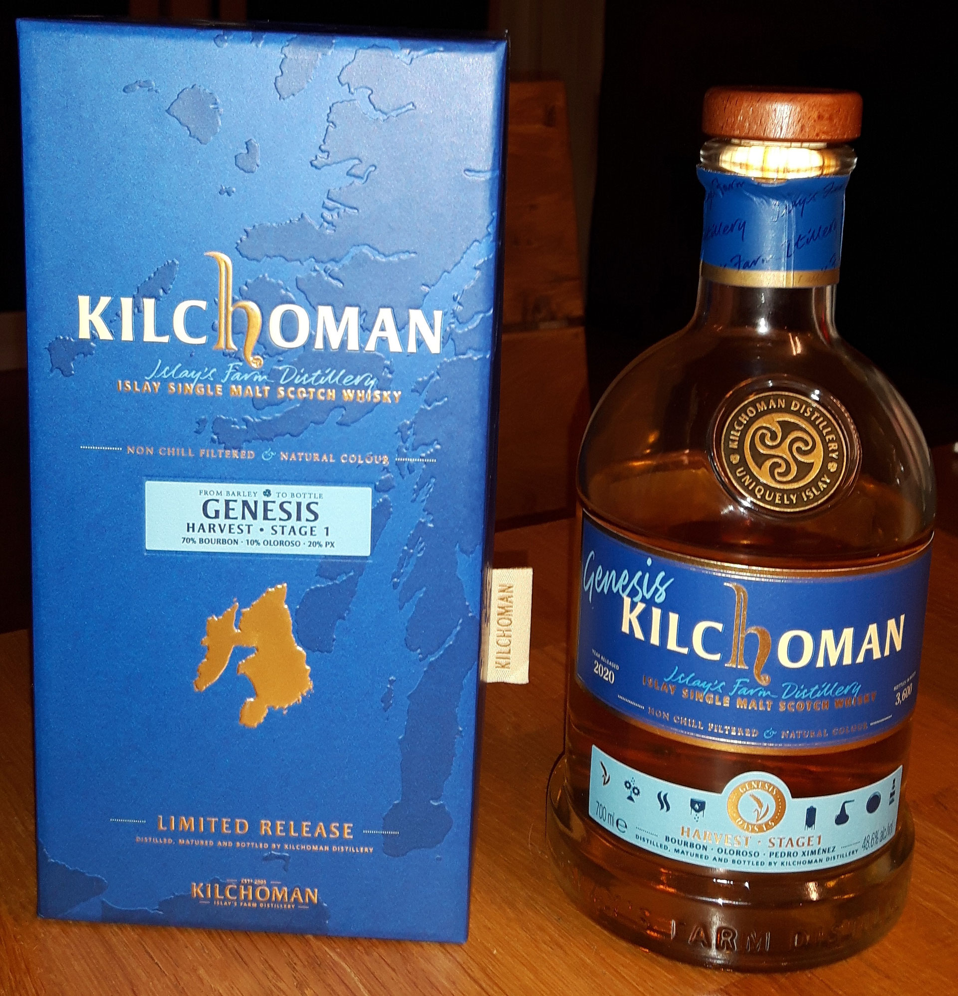 Kilchoman Genesis Harvest Stage 1 - Whisky Tasting Tübingen