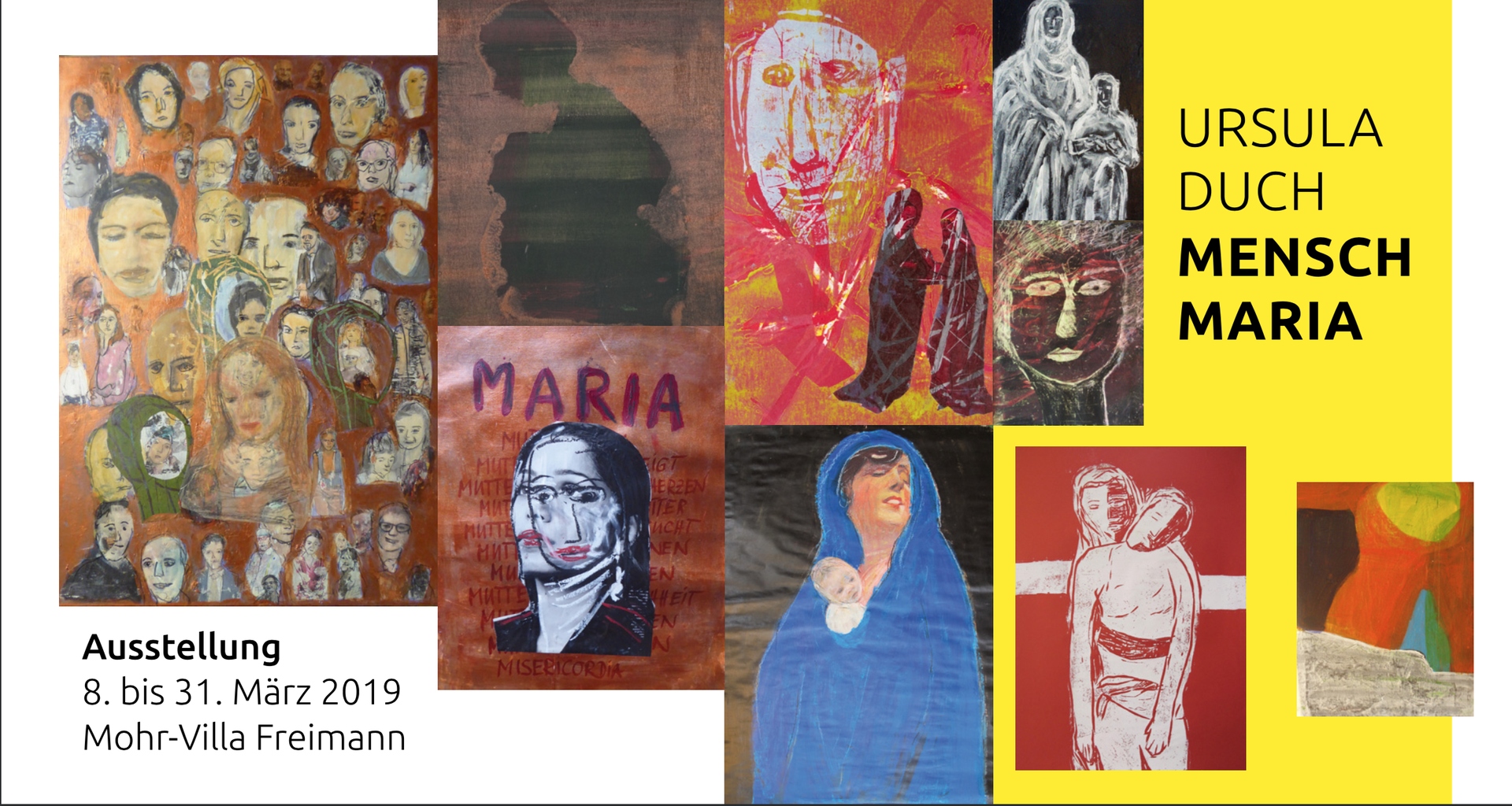 Ausstellung Mensch Maria in der Mohr-Villa - Ursula Duch - Malerei und ...