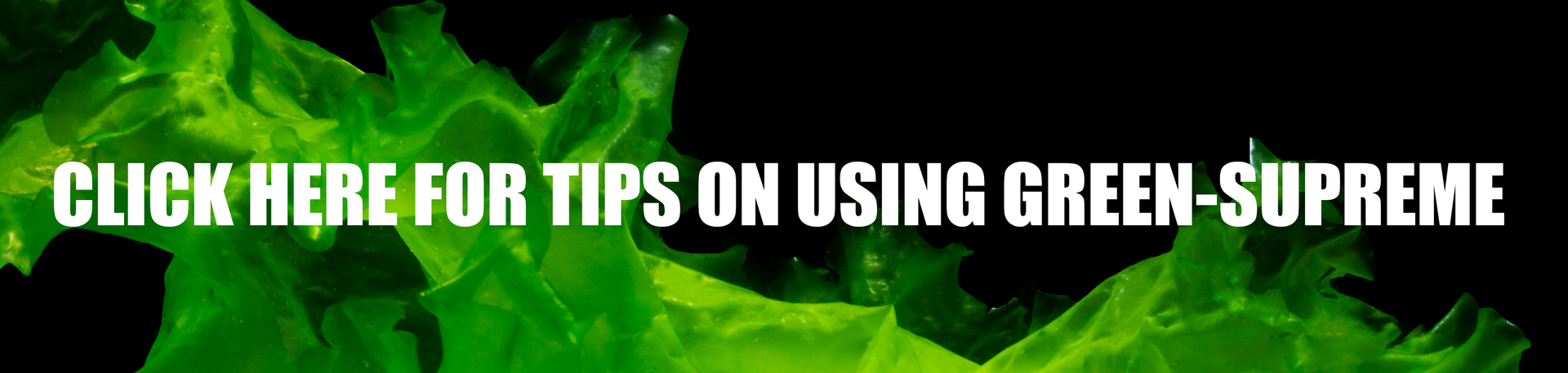 INTRODUCING GREEN-SUPREME plant vitality tonic - High Powered Organics