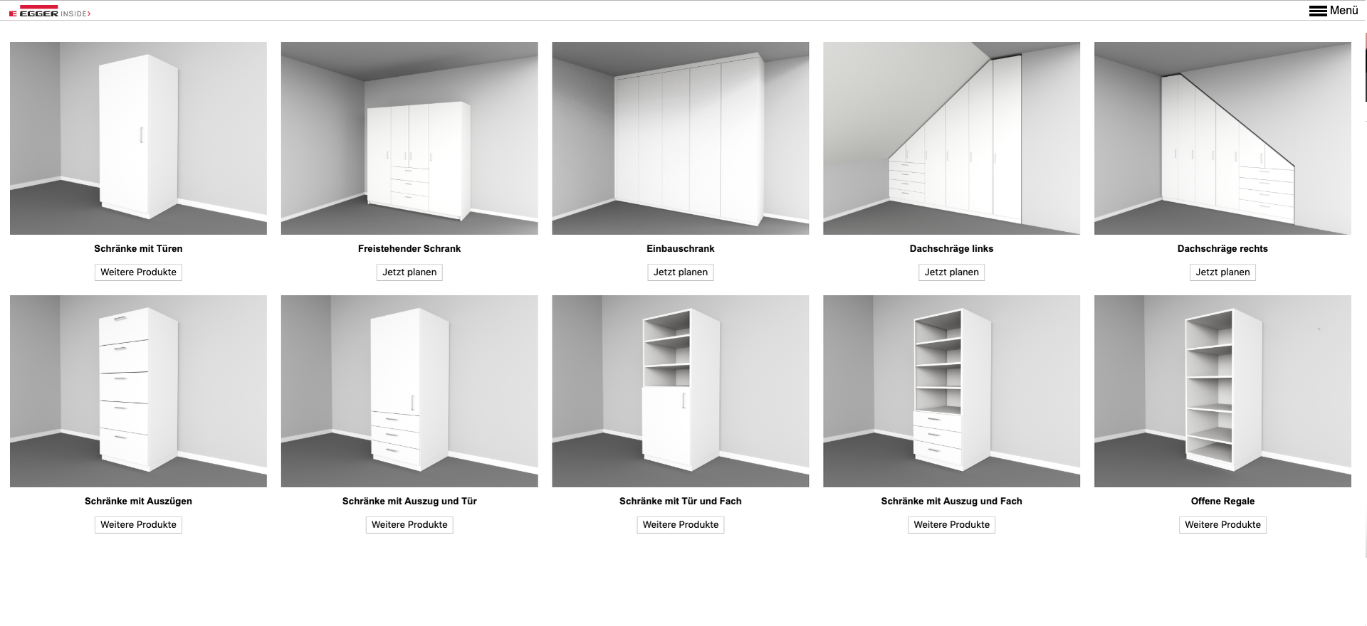 Schranke Individuell Planen