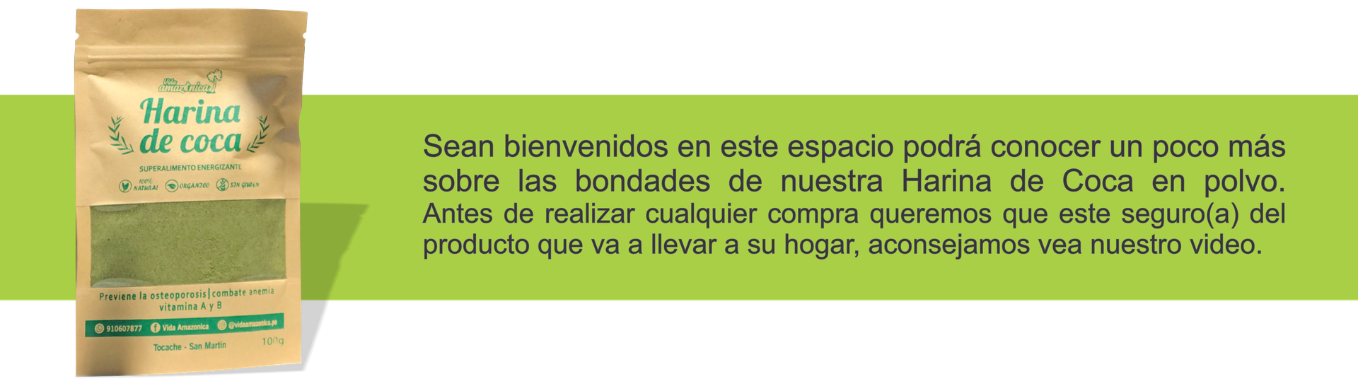 HARINA DE COCA - Página web de vidaamazonicaperu