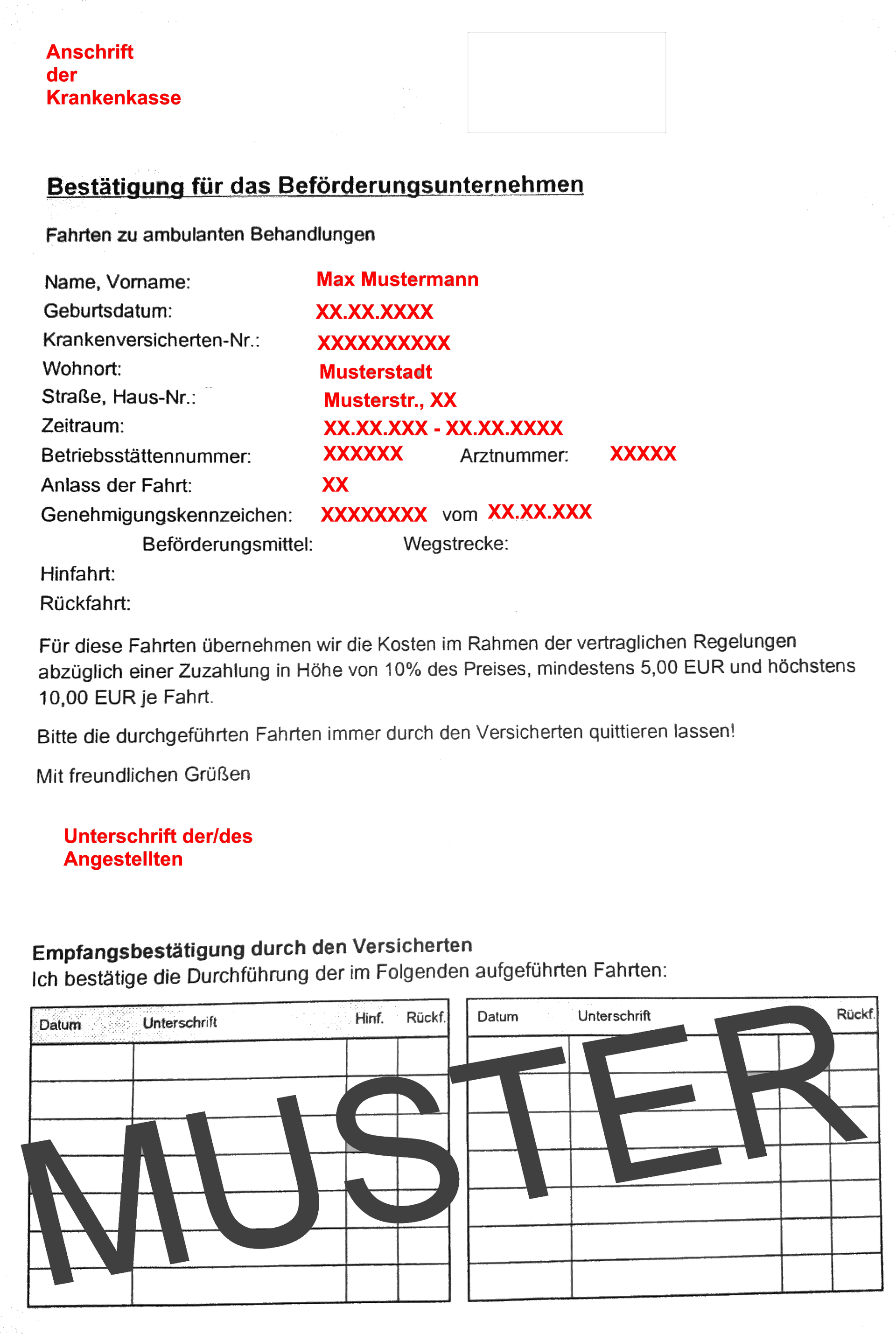 Format Des Genehmigungsschreibens