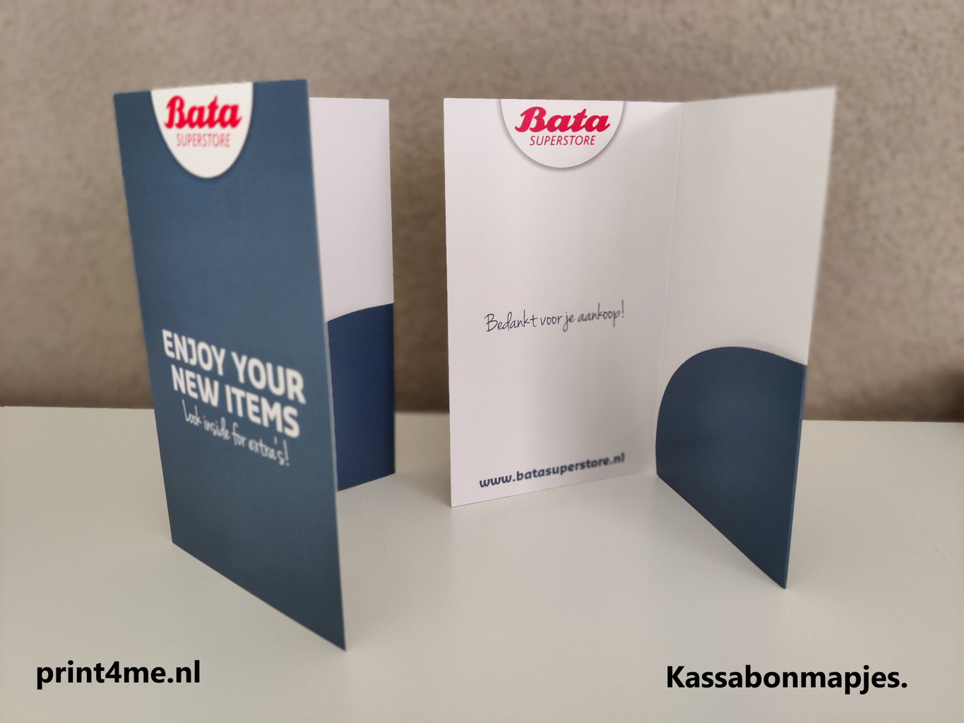 Kassabonmapjes - Print4me. Voor al uw grafische producten.
