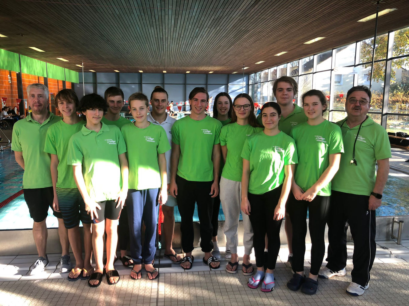 Schwimmer überzeugen bei DMS-J Bezirksentscheid - Lindauer Schwimmer