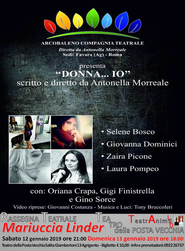 Teatro della Posta Vecchia Agrigento. 12 e 13 gennaio 2019. Rassegna ...