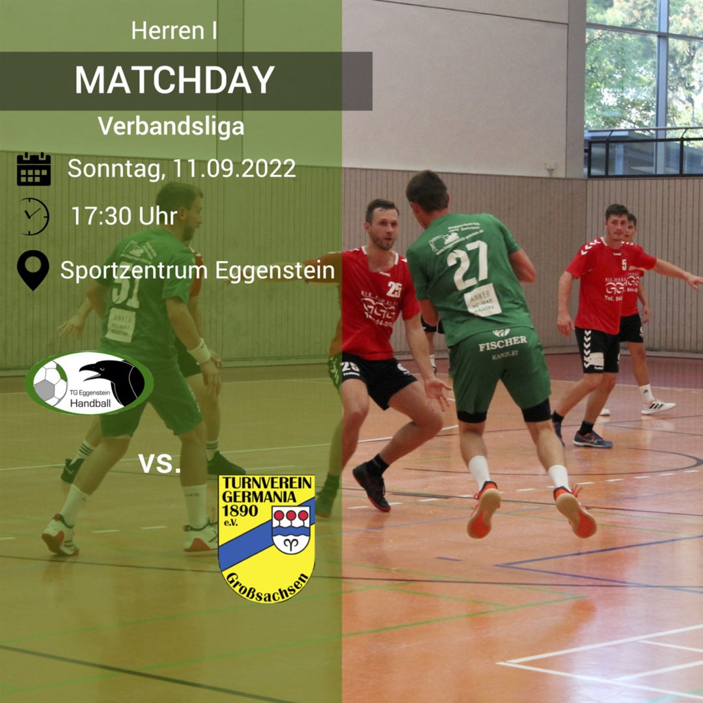 Vorschau Verbandsliga Herren: TGE – TV Germania Großsachen II - TG ...