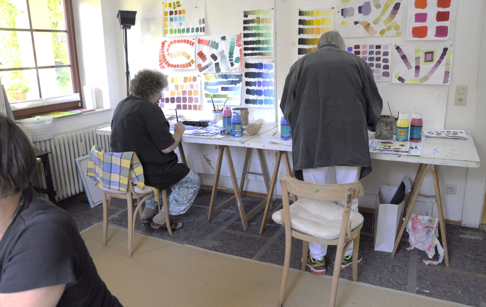 Einführung ins Malen mit Acrylfarben - TEIL 3 - Malen lernen im Atelier ...