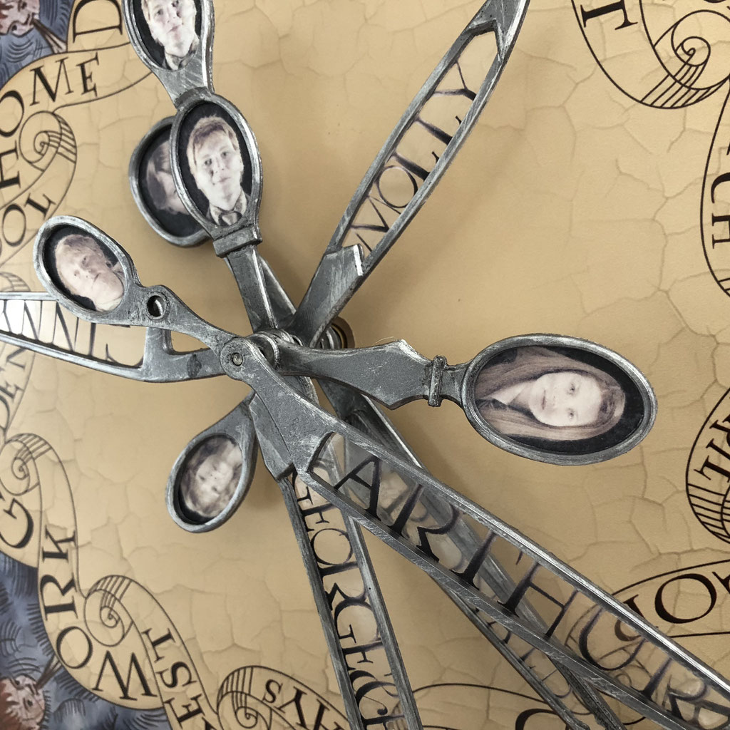 weasley clock face