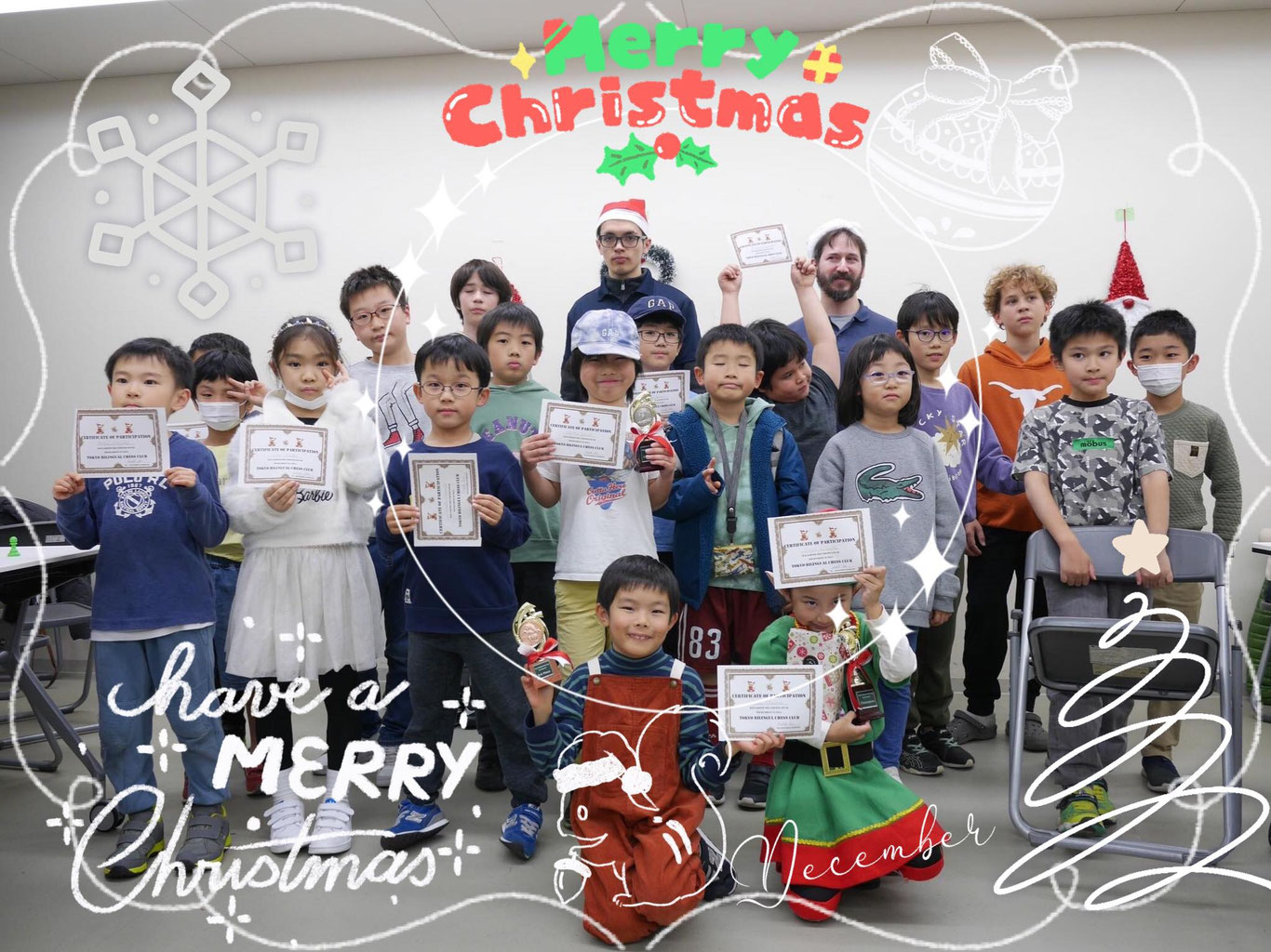 2023 Rudolph the Reindeer Tournament - Tokyo Bilingual Chess Club