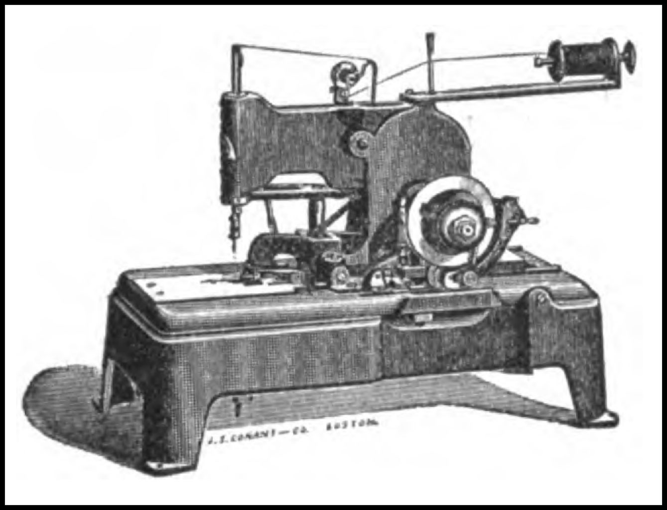 Sewing Machines present at the Exposition - Fiddlebase