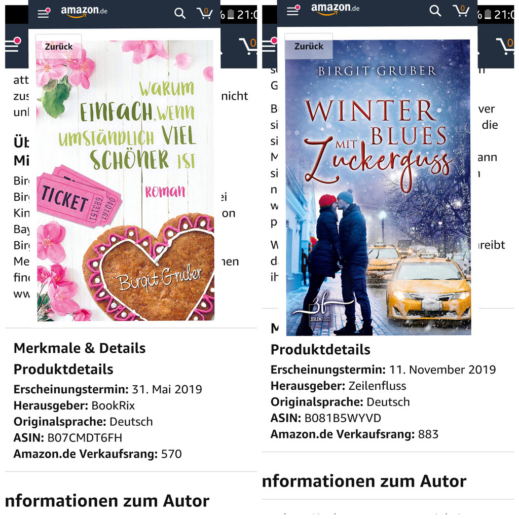 Unter den TOP 1000! - Birgit Gruber - Autorenseite