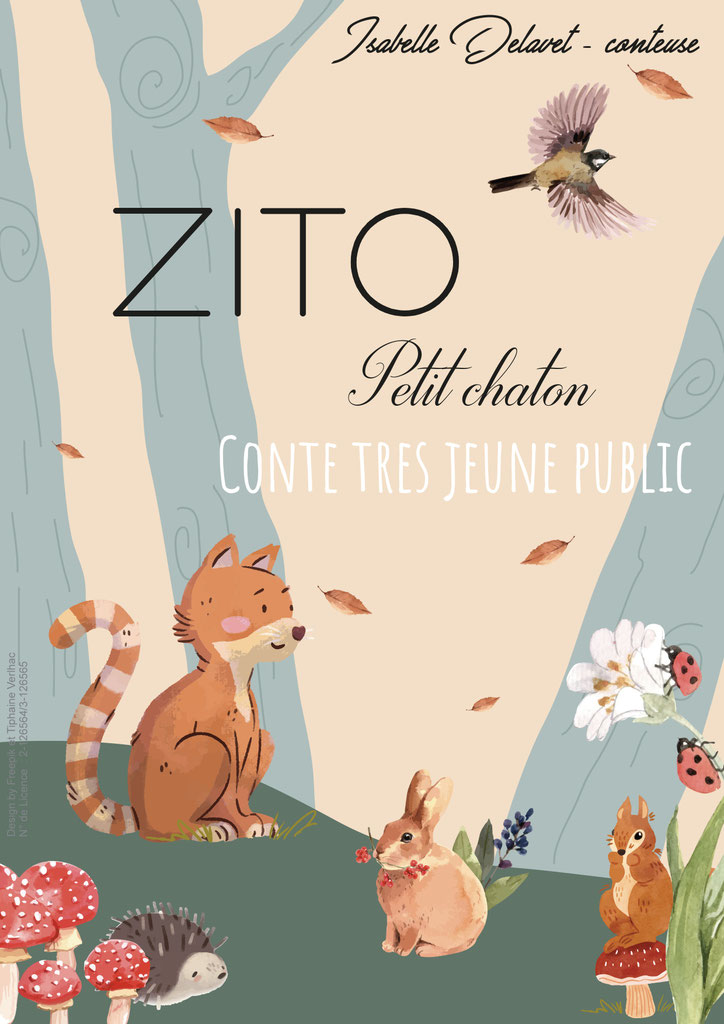 Zito, petit chaton - Site de isabelle delavet conteuse