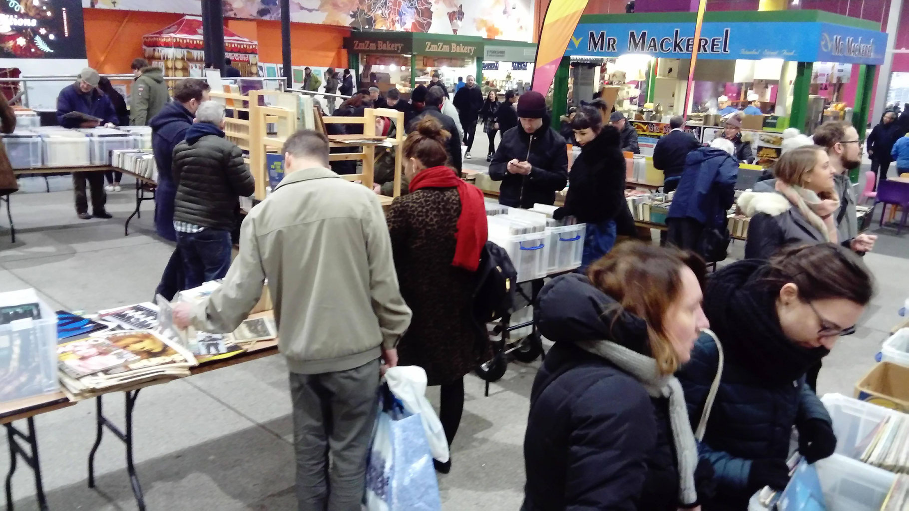 records and books - Leeds Record Fair