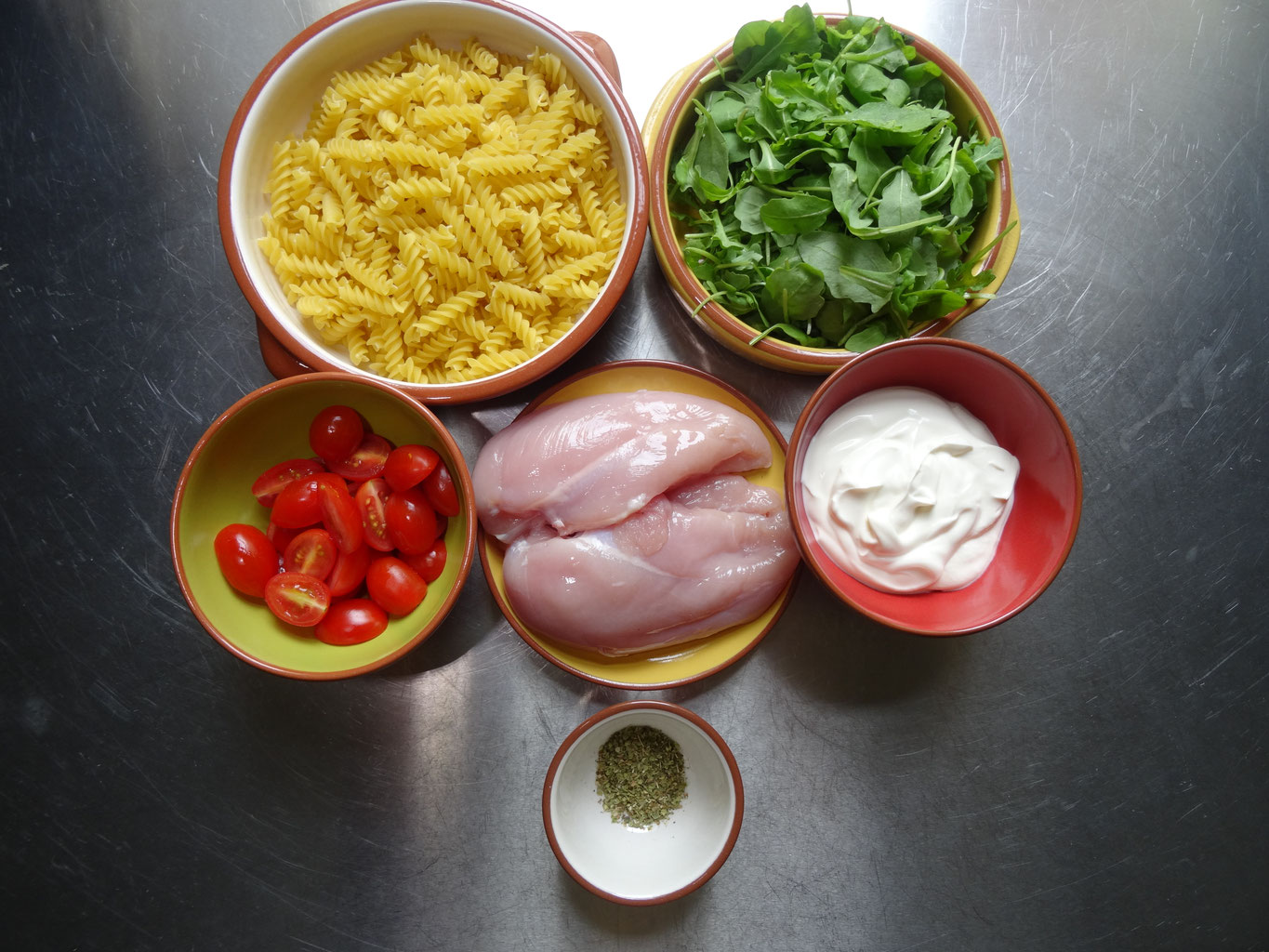 Chicken & Rocket Pasta - The Credit Crunch Cooke